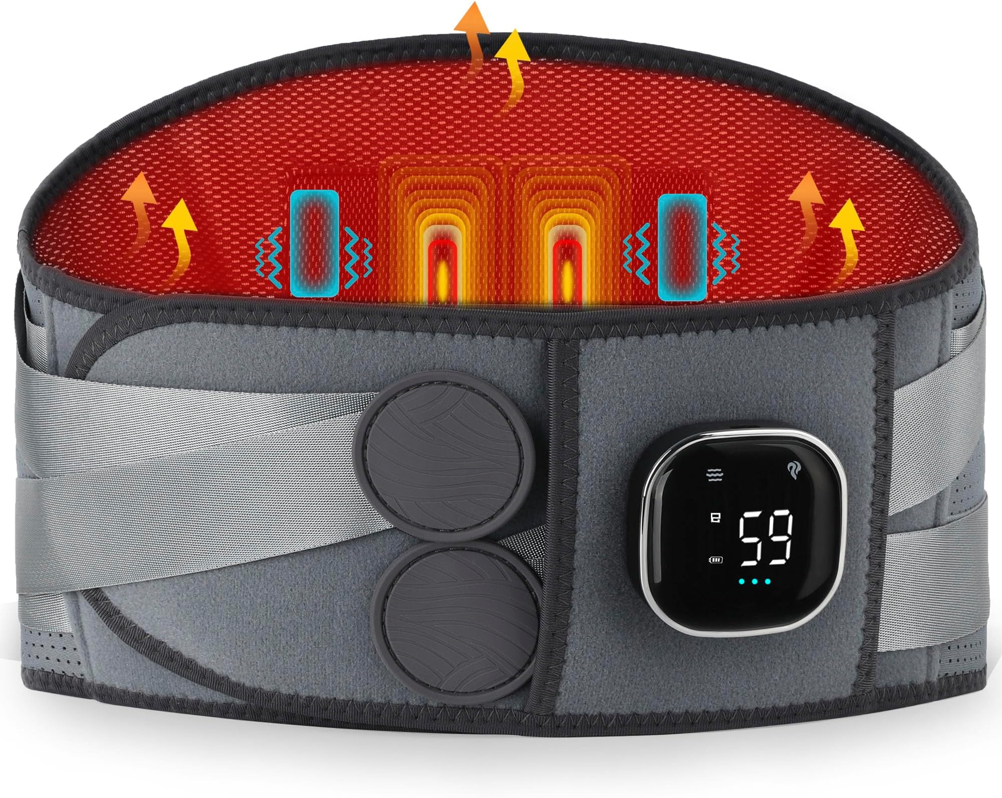 Amazon.com: ALLJOY 67" Cordless Heating Pad for Back Pain Relief FSA ...