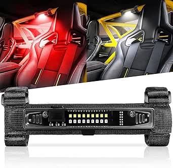 Amazon.com: OFFROADTOWN UTV Dome Light Universal Roll Bar Mount LED ...