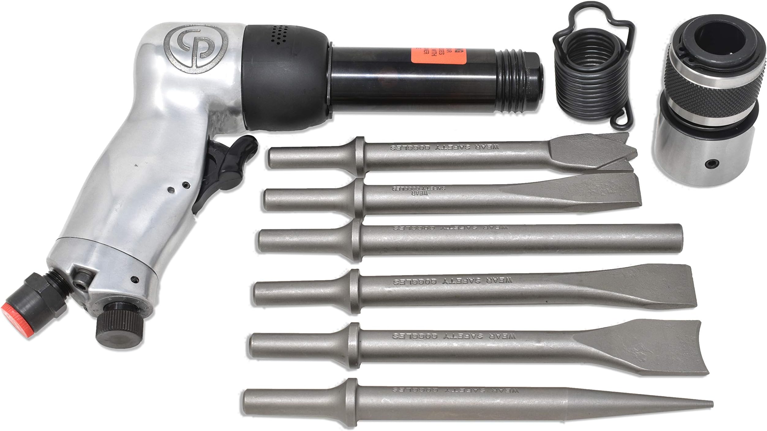 Buyer$ Lair Kit - CP714 Heavy Duty Air Hammer & 8940158924 Quick Change Retainer & CA155807 6 pc ...