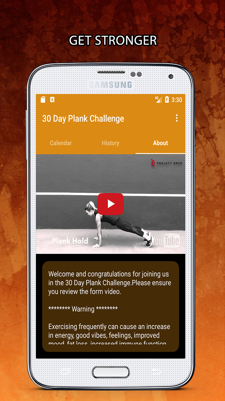 30 Day Plank Challenge - App on Amazon Appstore