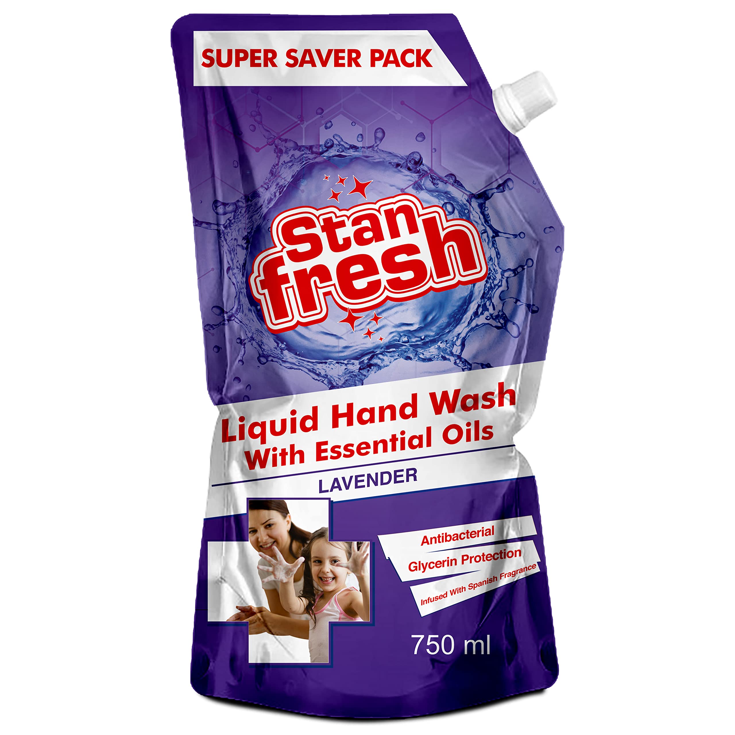 Buy Stanfresh Liquid Hand Wash Lavender -750ml Online at Low Prices in ...