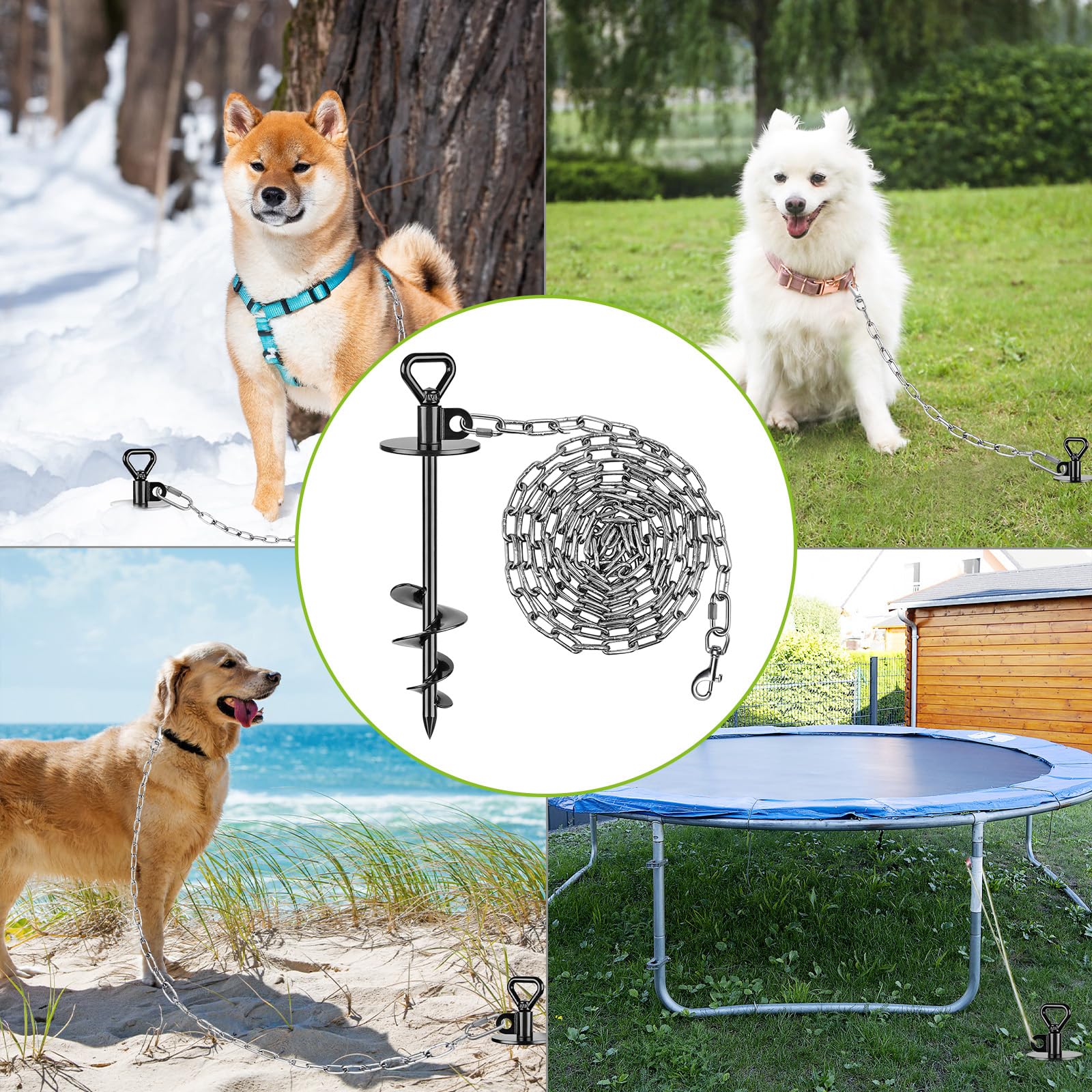 Heavy Duty Dog Ground Anchor