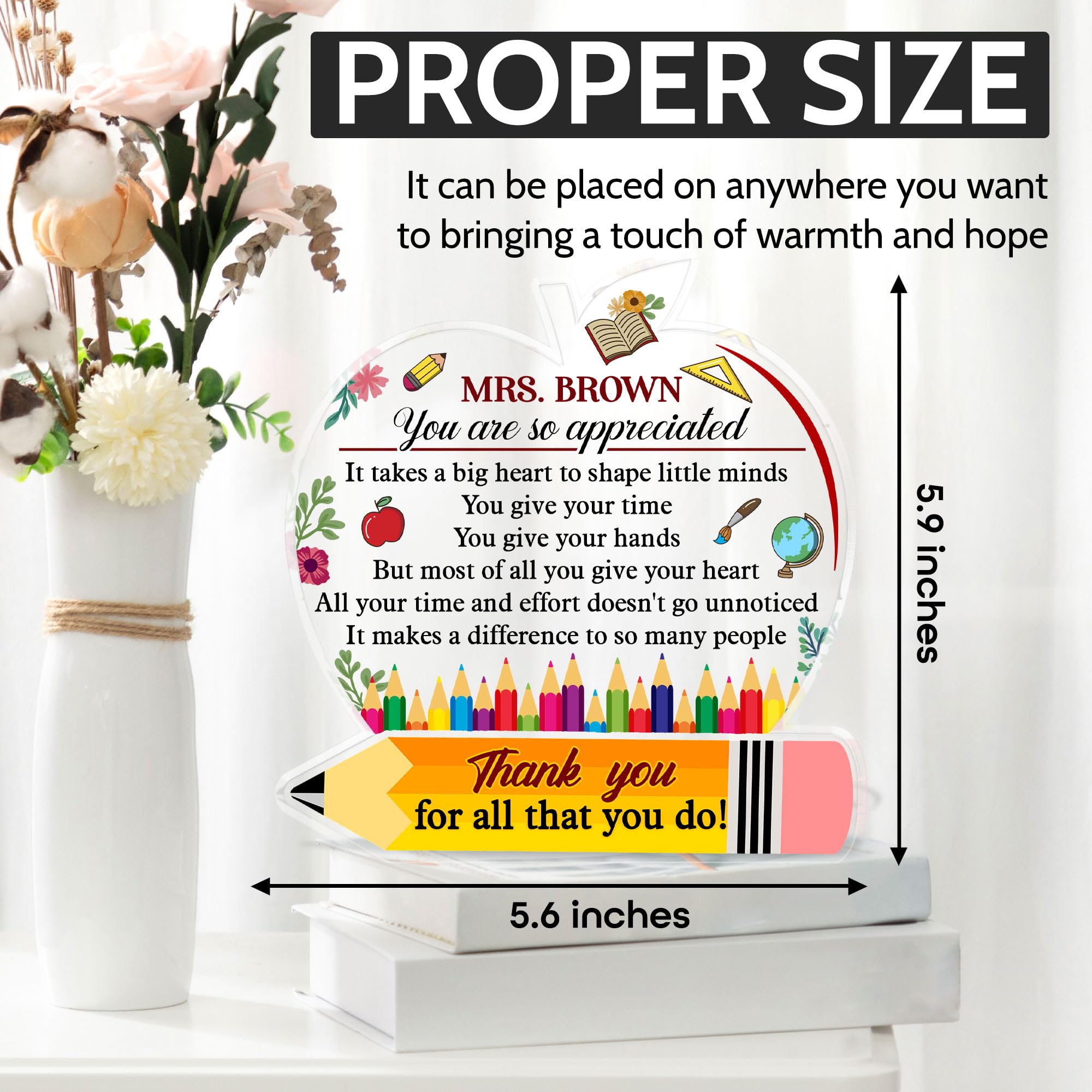 Snapklik.com : Personalized Teacher Gifts From Student, Teacher Custom ...