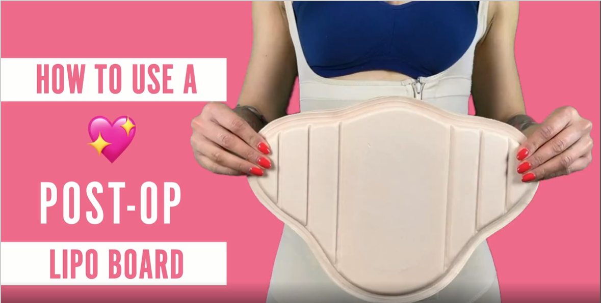 Watch How to use this Lipo foam Board properly after post op on Amazon Live