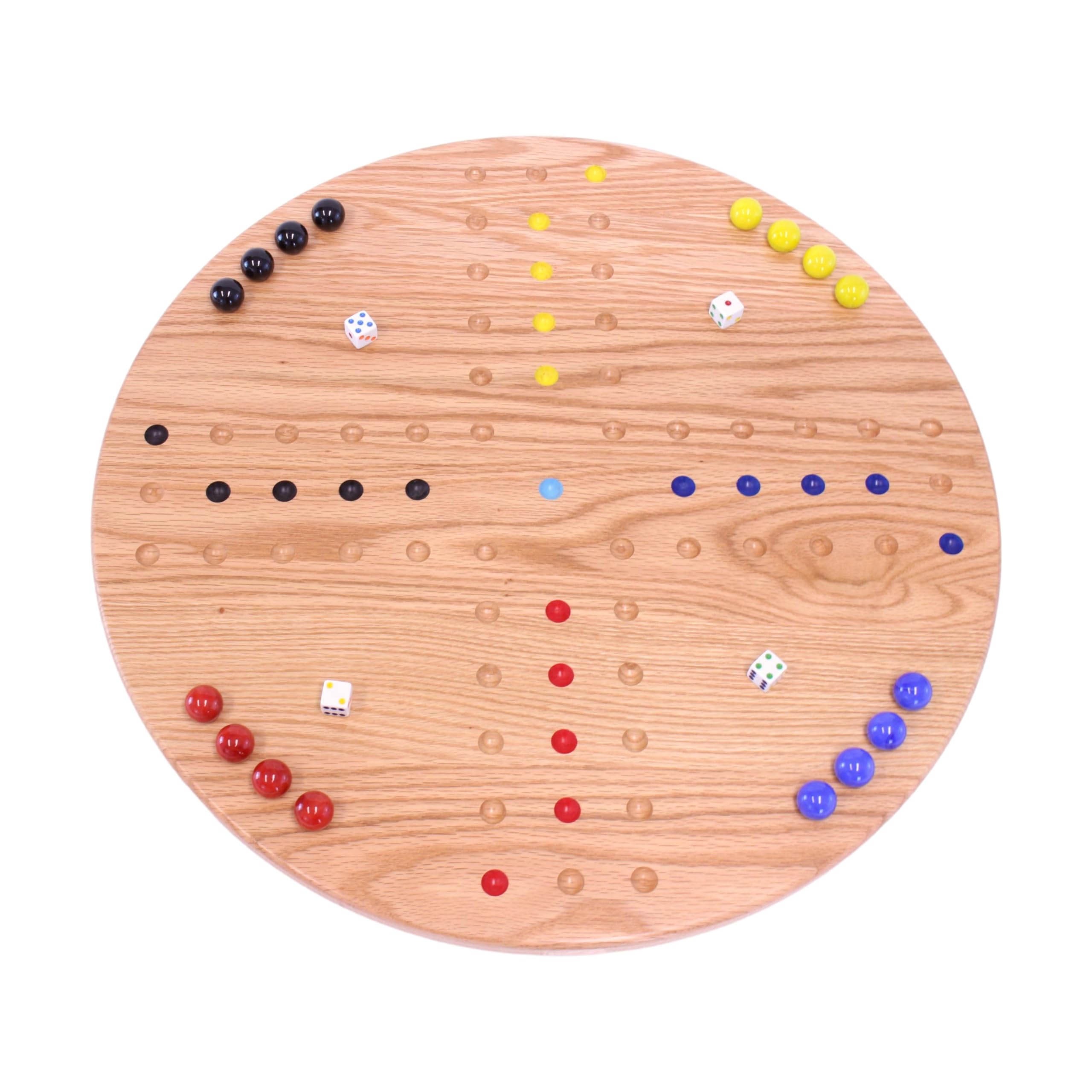 Snapklik.com : AmishToyBoxcom Wahoo Marble Game Board Set - Round 22 ...
