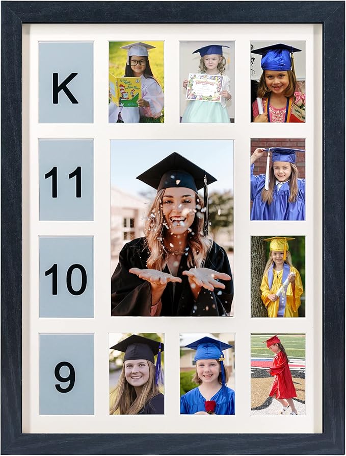 Amazon.com: FramePro School Years Picture Frame K-12 Day Graduation ...