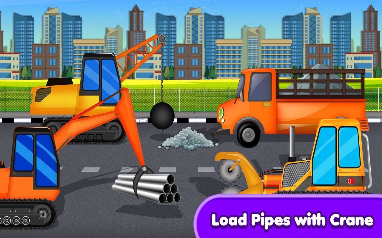 Construction Builder Truck - Build the city house in this building ...