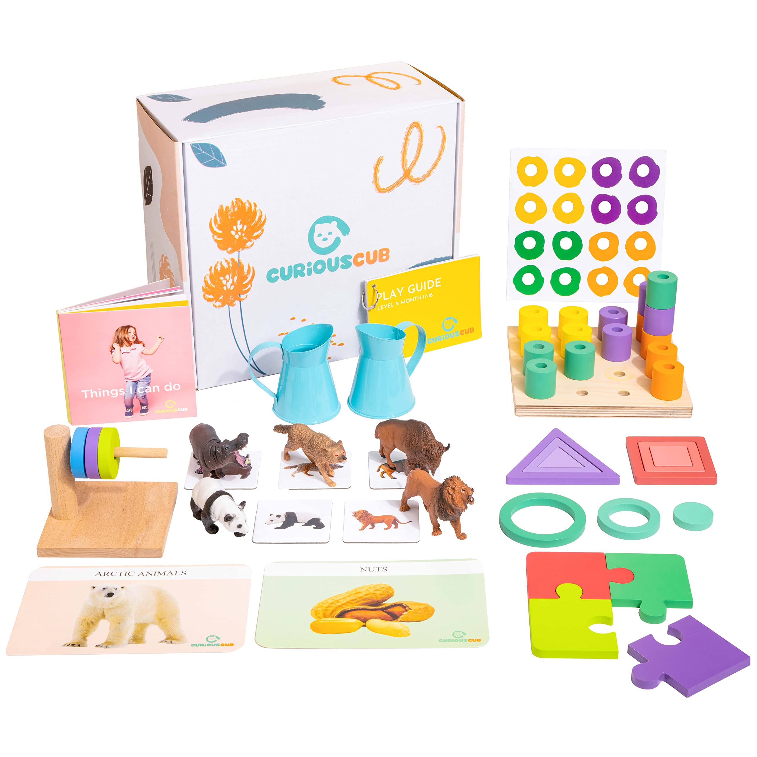 Buy Curious Cub Montessori Learning Wooden Toys Box | Box 9: 18-24 ...