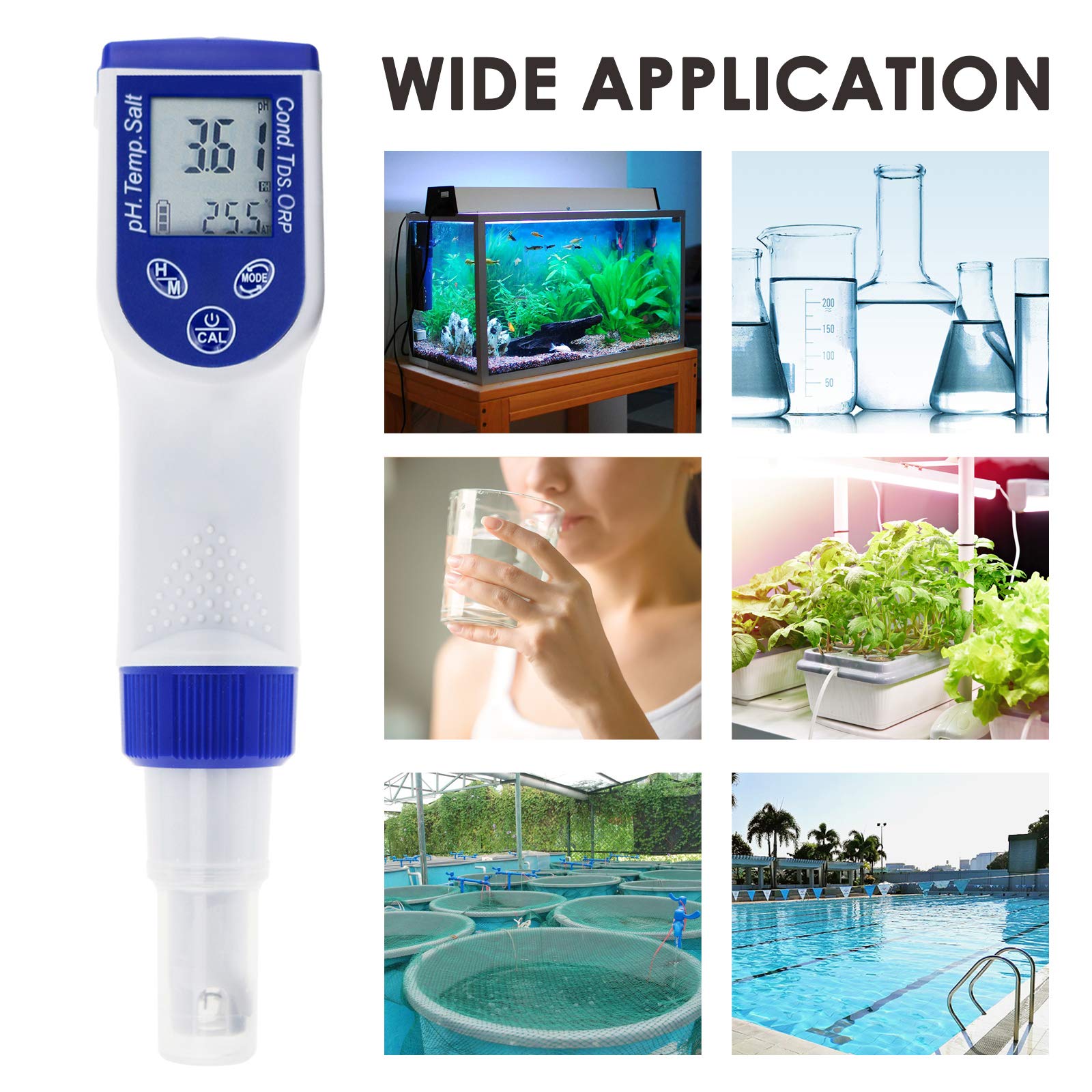 Snapklik.com : Waterproof Digital Pen Type Multiparameter Water Quality ...