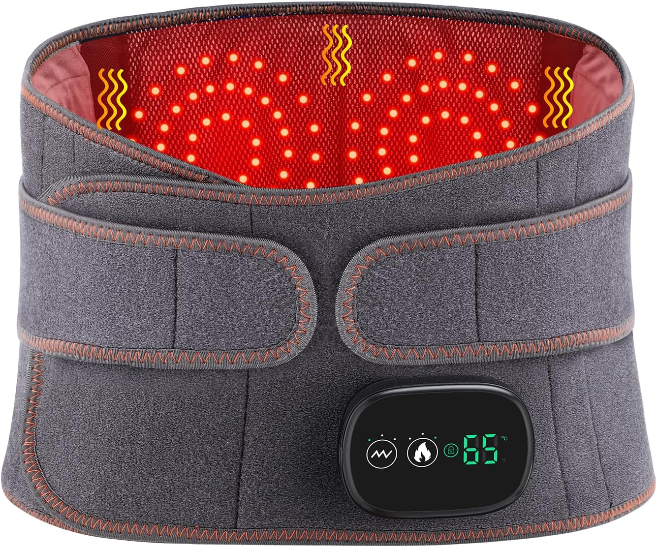 Amazon.com: Cordless Heating Pad for Back, Lower Back Massager, Heated ...