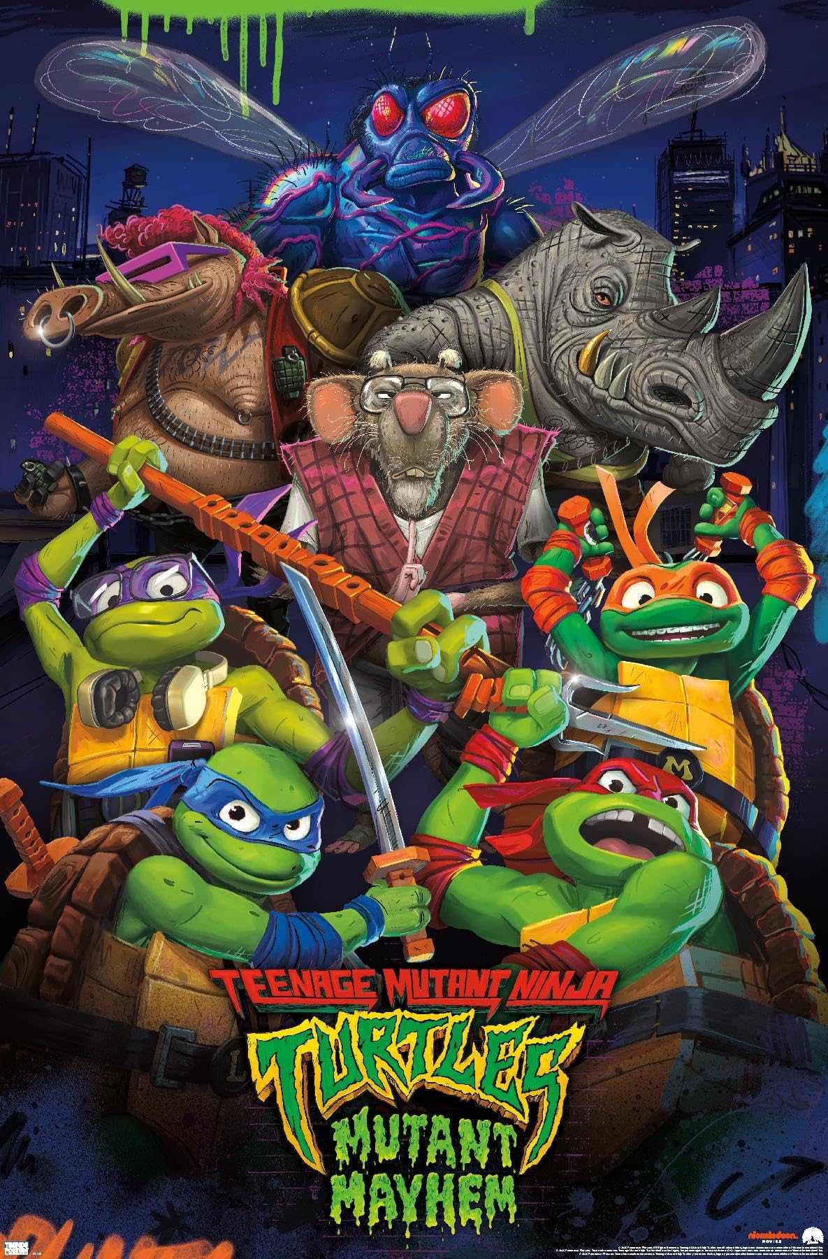 Amazon.com: Trends International Nickelodeon Teenage Mutant Ninja ...