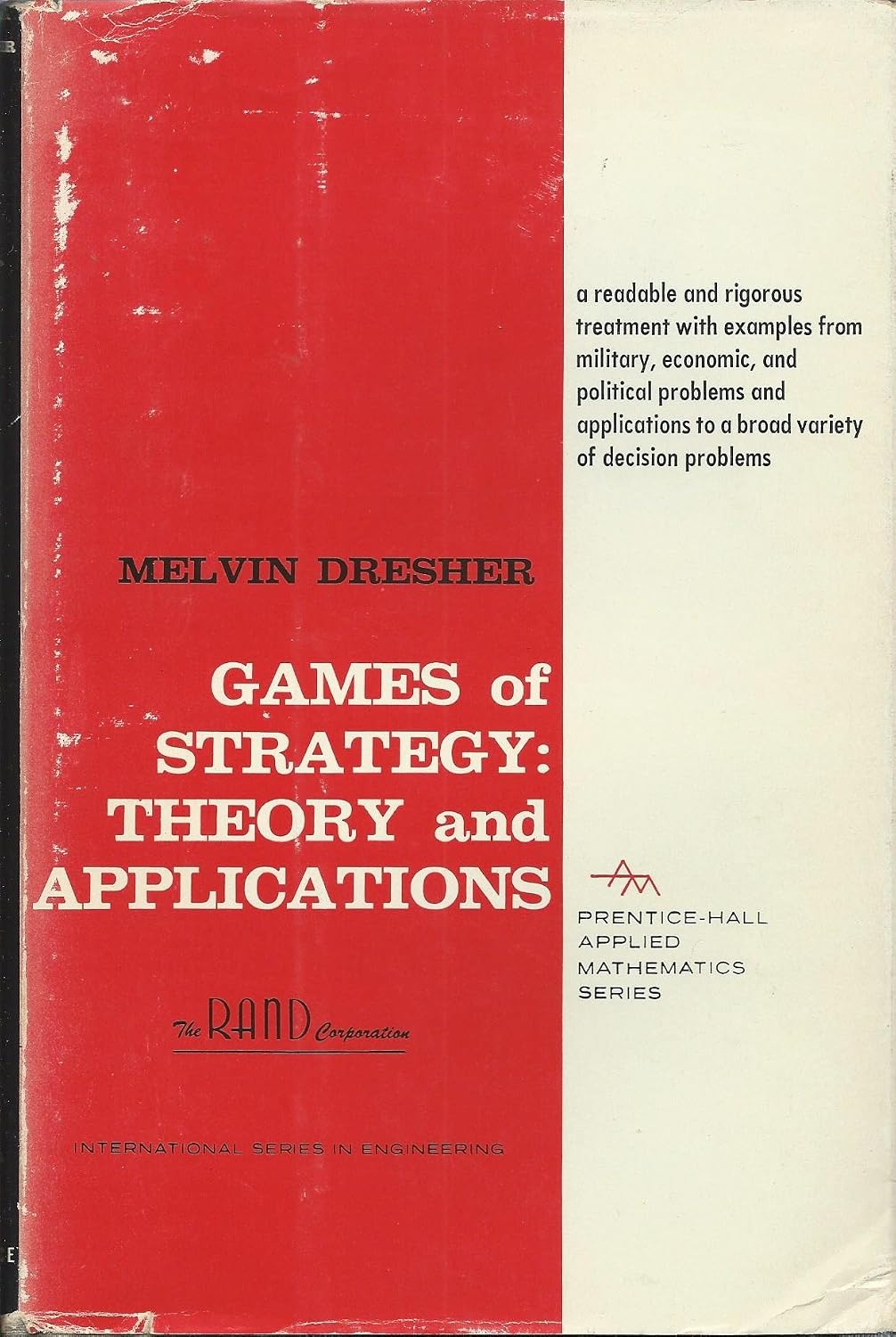 Games of strategy: Theory and applications (Prentice-Hall applied ...