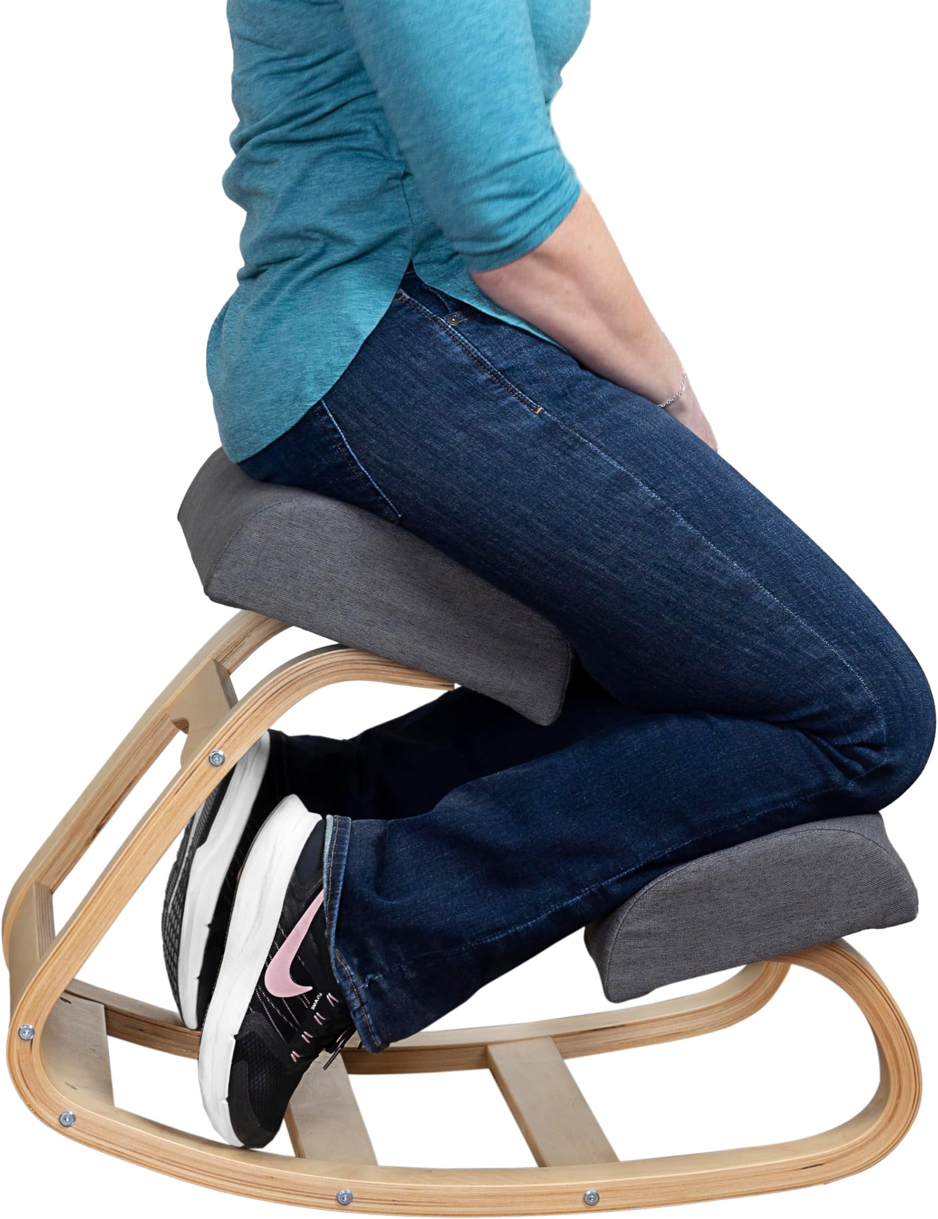 Amazon.com: RRI Goods Kneeling Desk Chair, Sturdy Ergonomic Kneeling ...