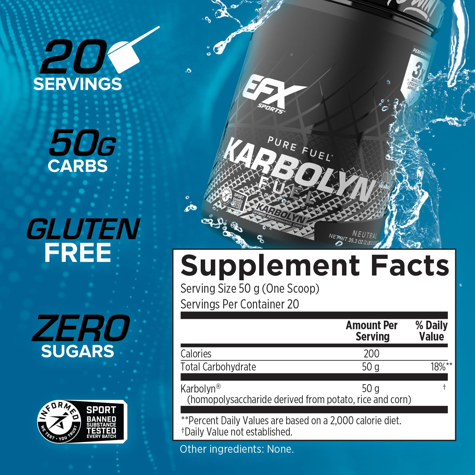 Snapklik.com : EFX Sports Karbolyn Fuel Fast-Absorbing Carbohydrate ...