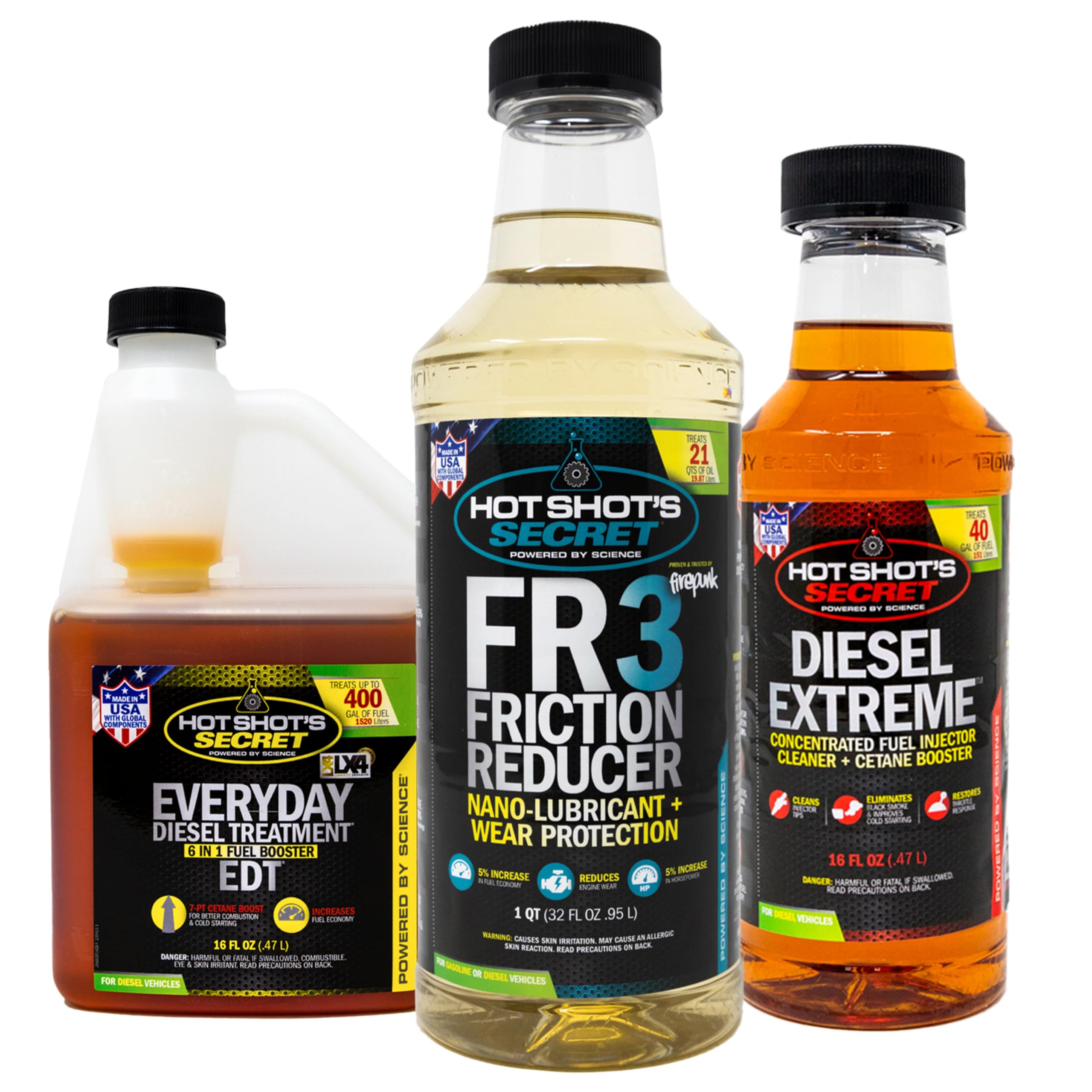 Amazon.com: Hot Shot's Secret Bimmer Bundle - Everyday Diesel Treatment ...