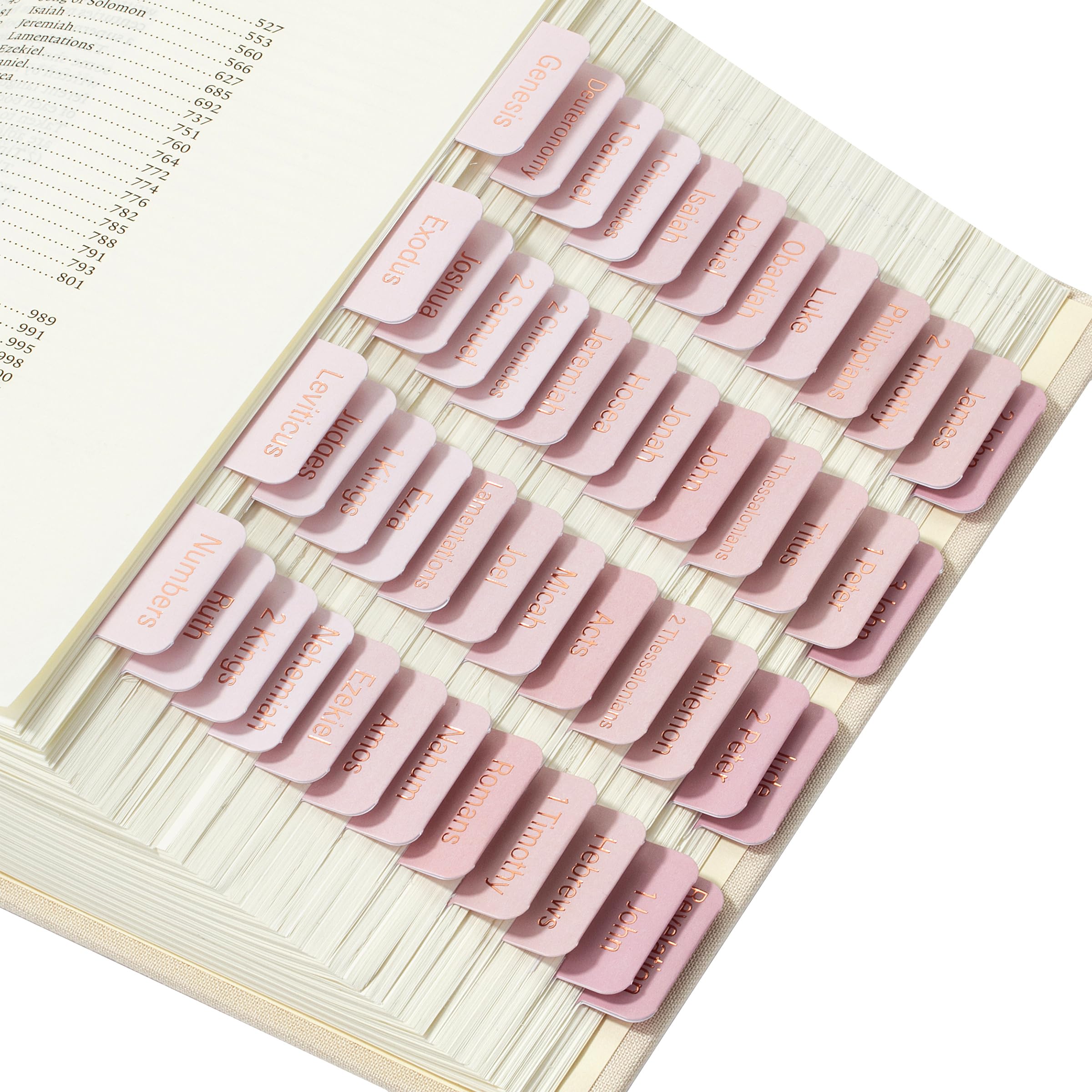 Snapklik.com : Mr Pen- Bible Tabs, 75 Tabs, Pink Shades, Laminated Bible Tabs For Women And Men ...