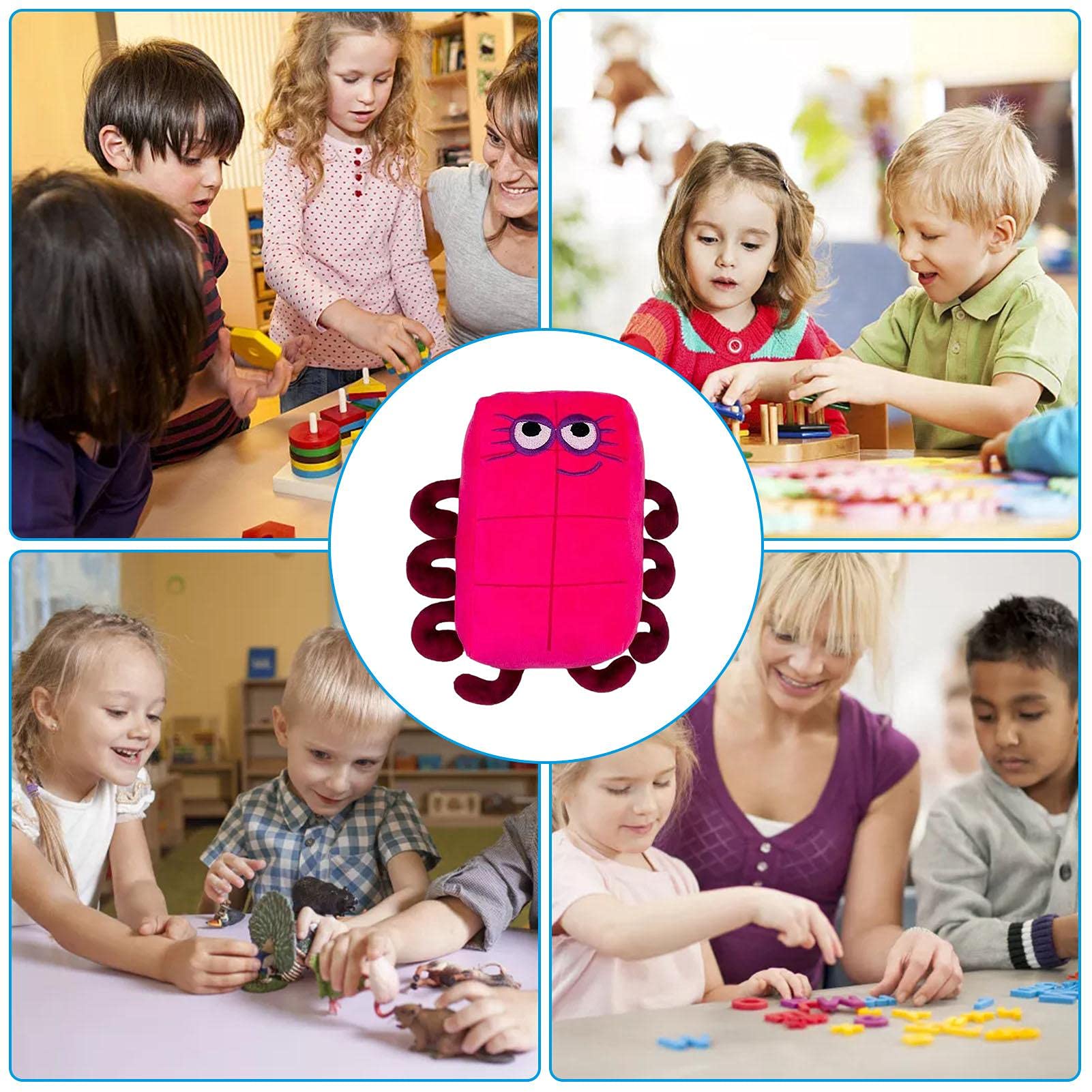 Buy Numberblocks Plush Toys - 1/5pcs Cute Numberblocks Plush Doll ...