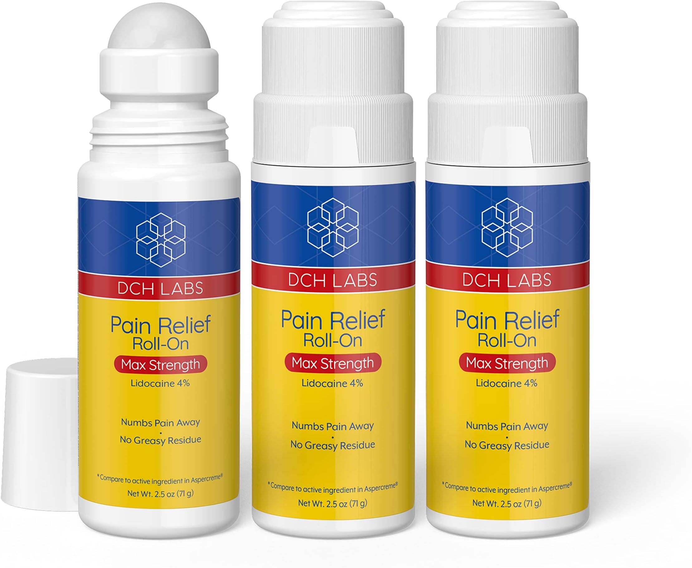 Amazon.com: Salonpas LIDOCAINE PLUS 3 oz ROLL ON Pain Relieving Liquid ...