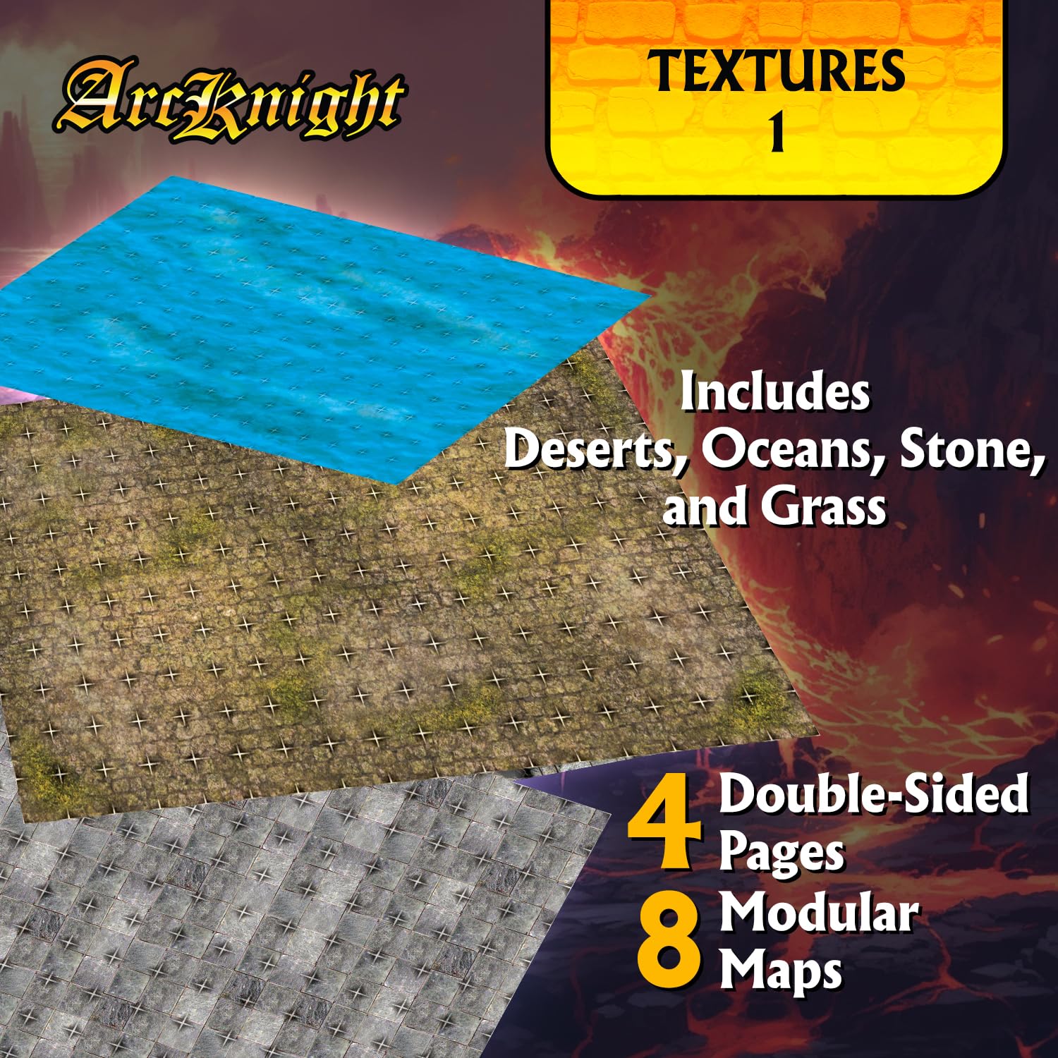 Snapklik.com : Arcknight The Textures Pack Roleplaying Battlemaps; 16 ...