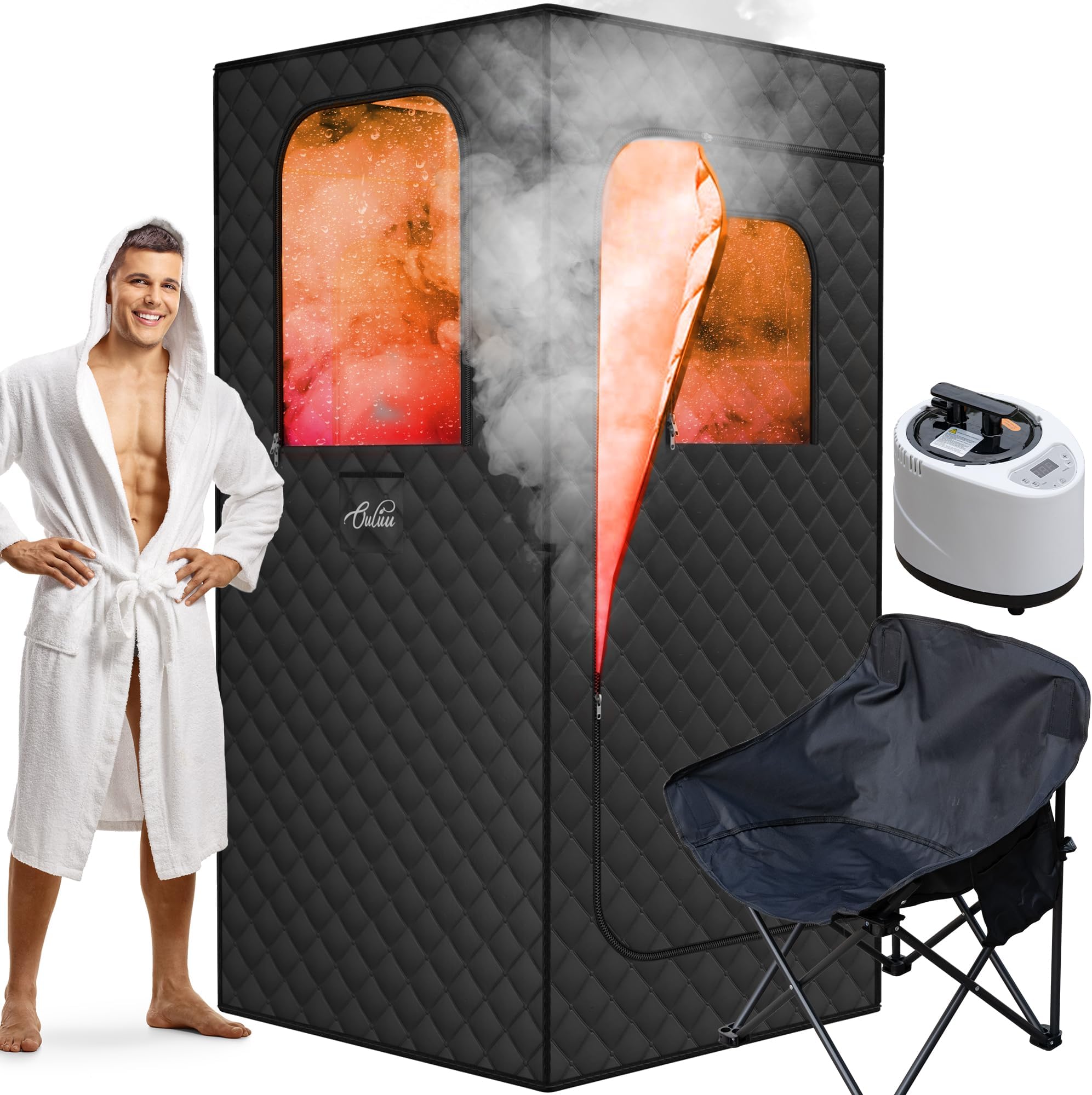 Amazon.com : Adamson Full Size Portable Steam Sauna - Indoor Sauna Tent ...