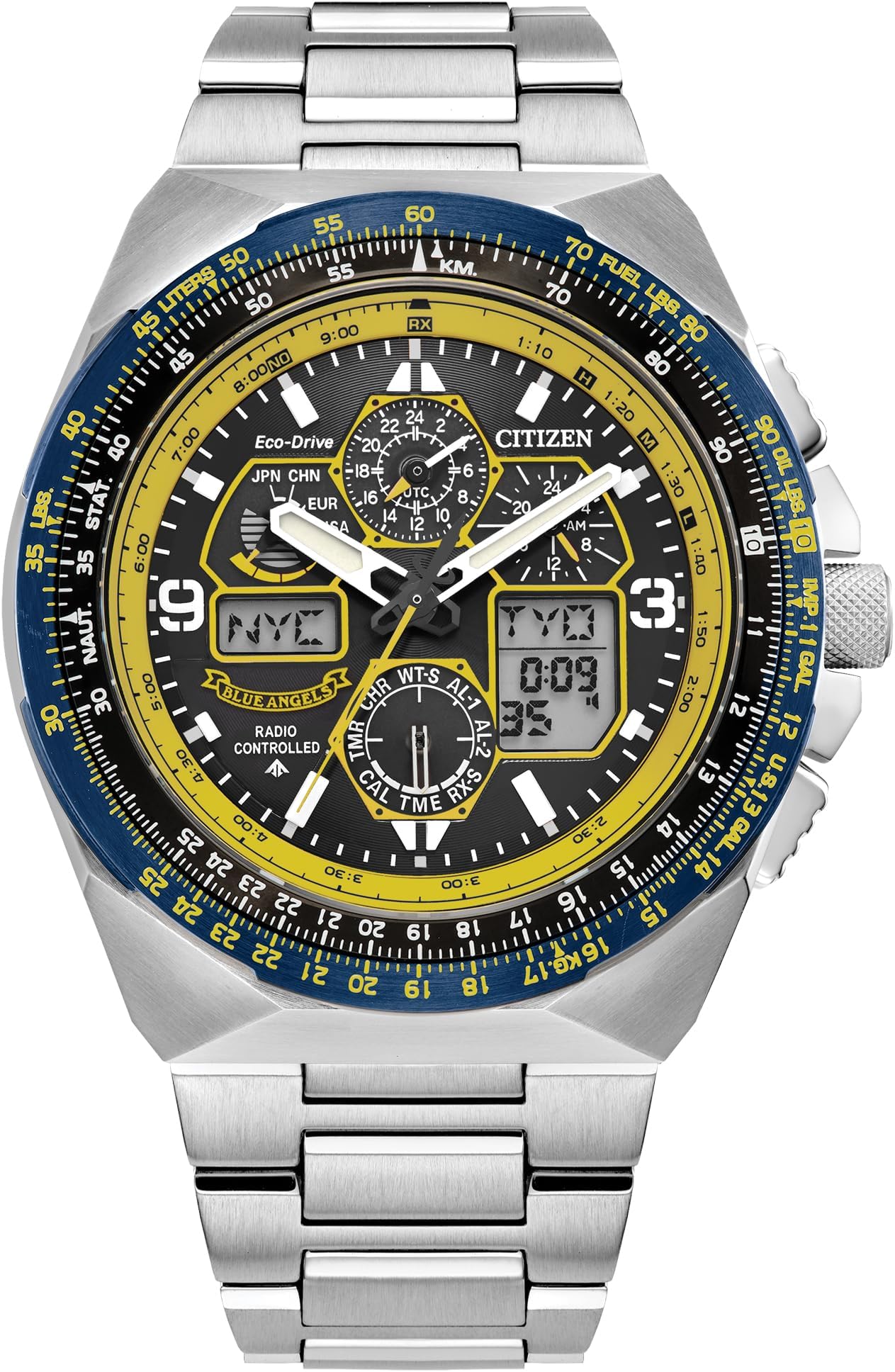 Buy Citizen Mens Eco-Drive Promaster Skyhawk A-T Stainless Steel ...