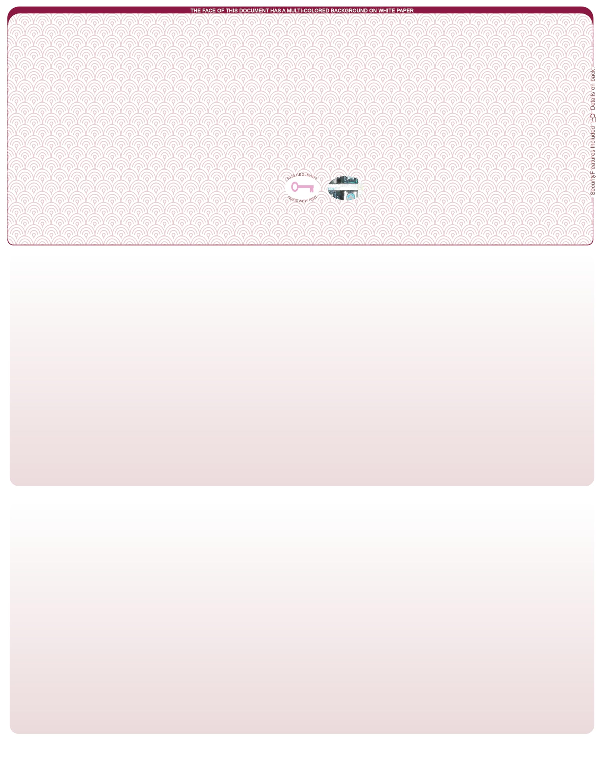 Amazon.com : Blank Hologram Top Computer Checks, Blank Top Hologram ...