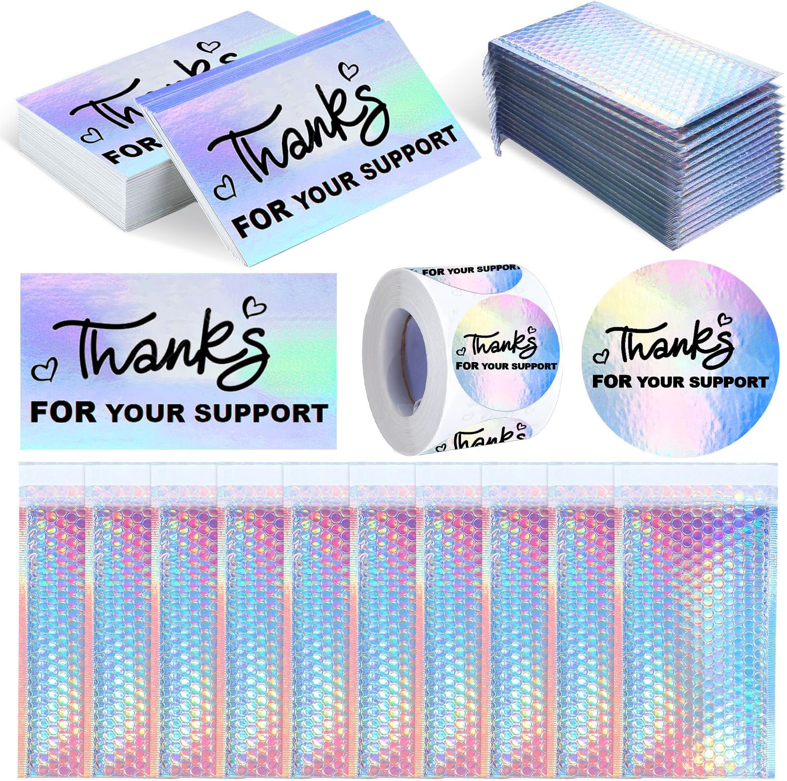 Amazon.com : ProLine Glamour Metallic Gold Poly Bubble Mailers ...