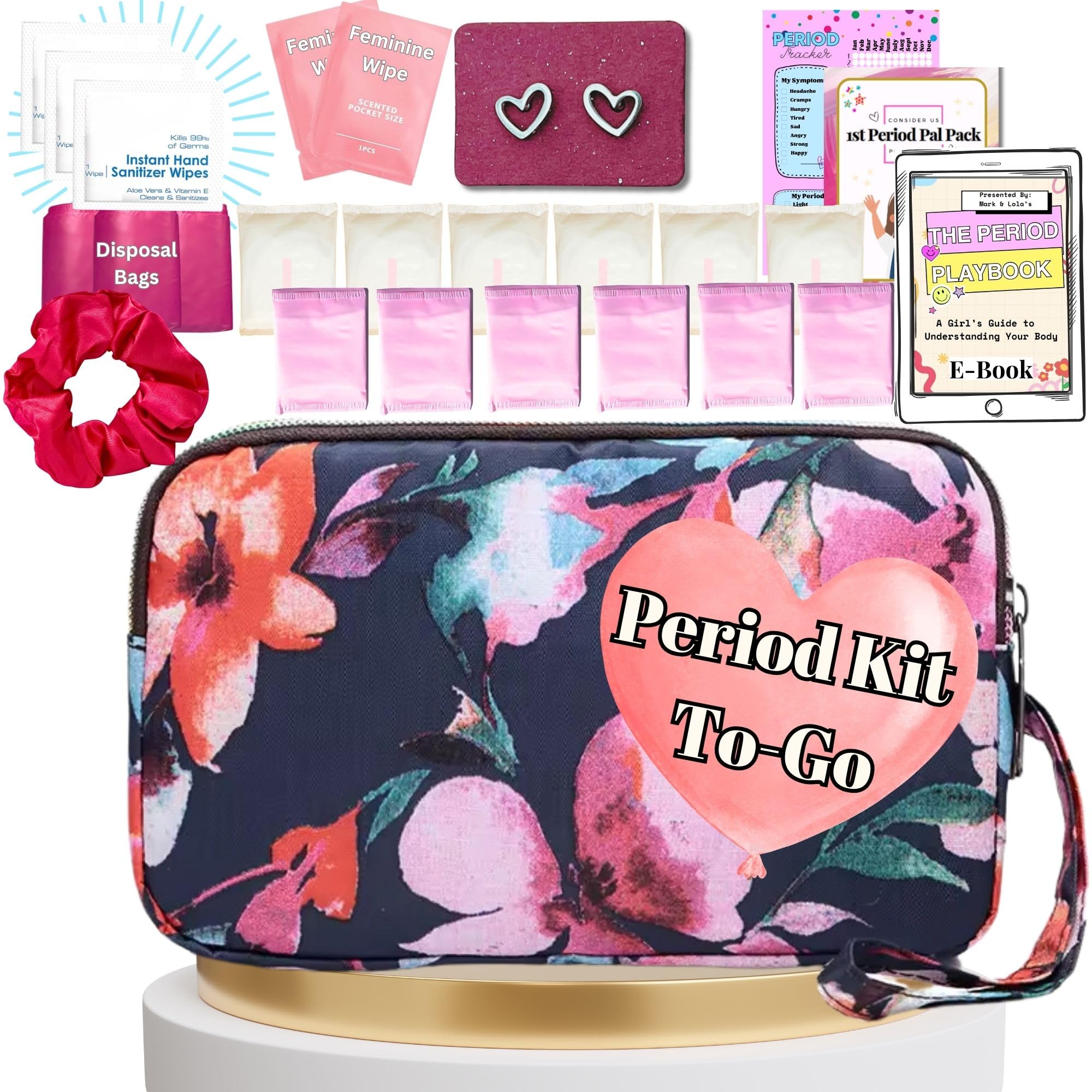 Amazon.com: First Period Pal Pack to-Go Kit | 26 pcs | First Period Kit ...