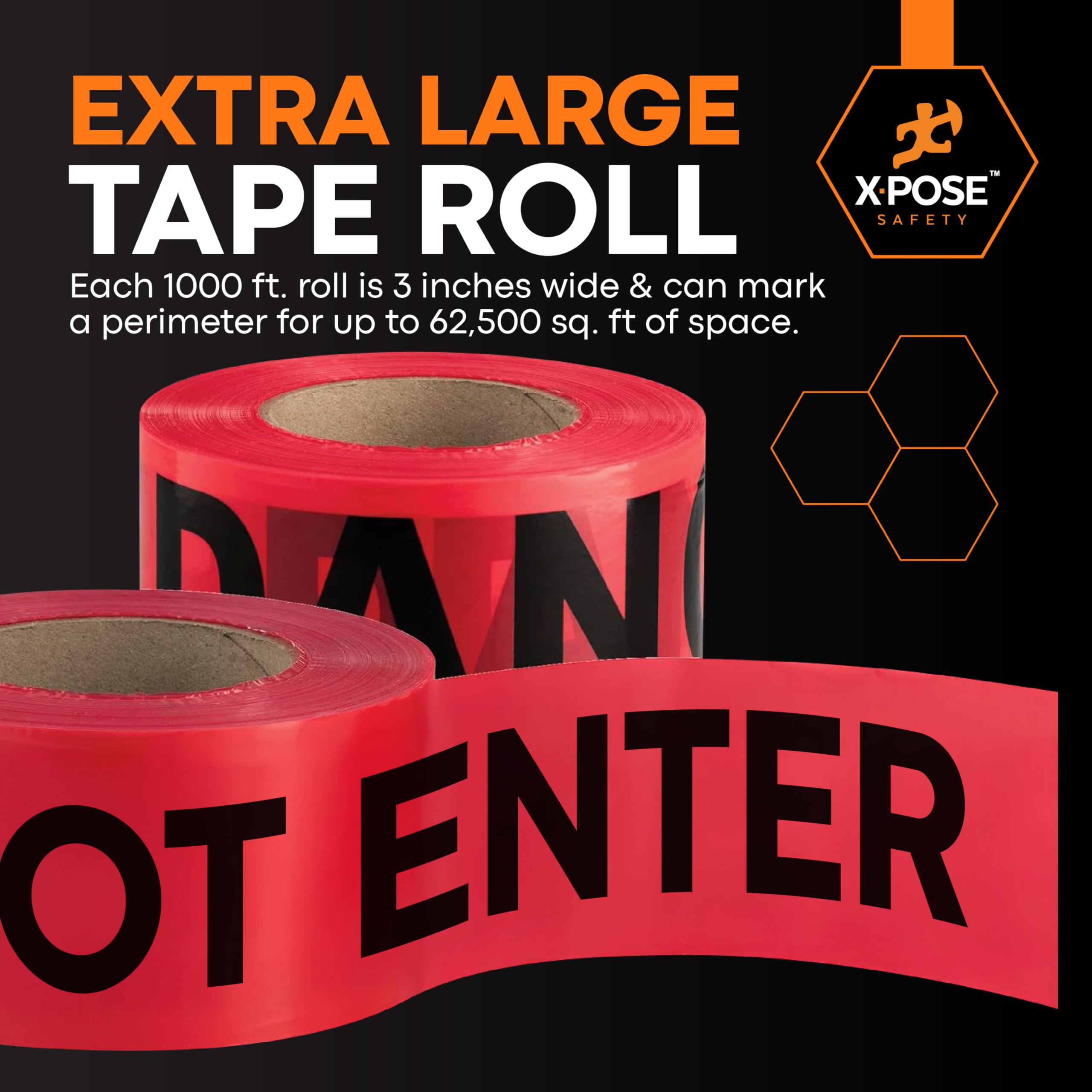 Snapklik.com : Xpose Safety Red Danger Do Not Enter Tape