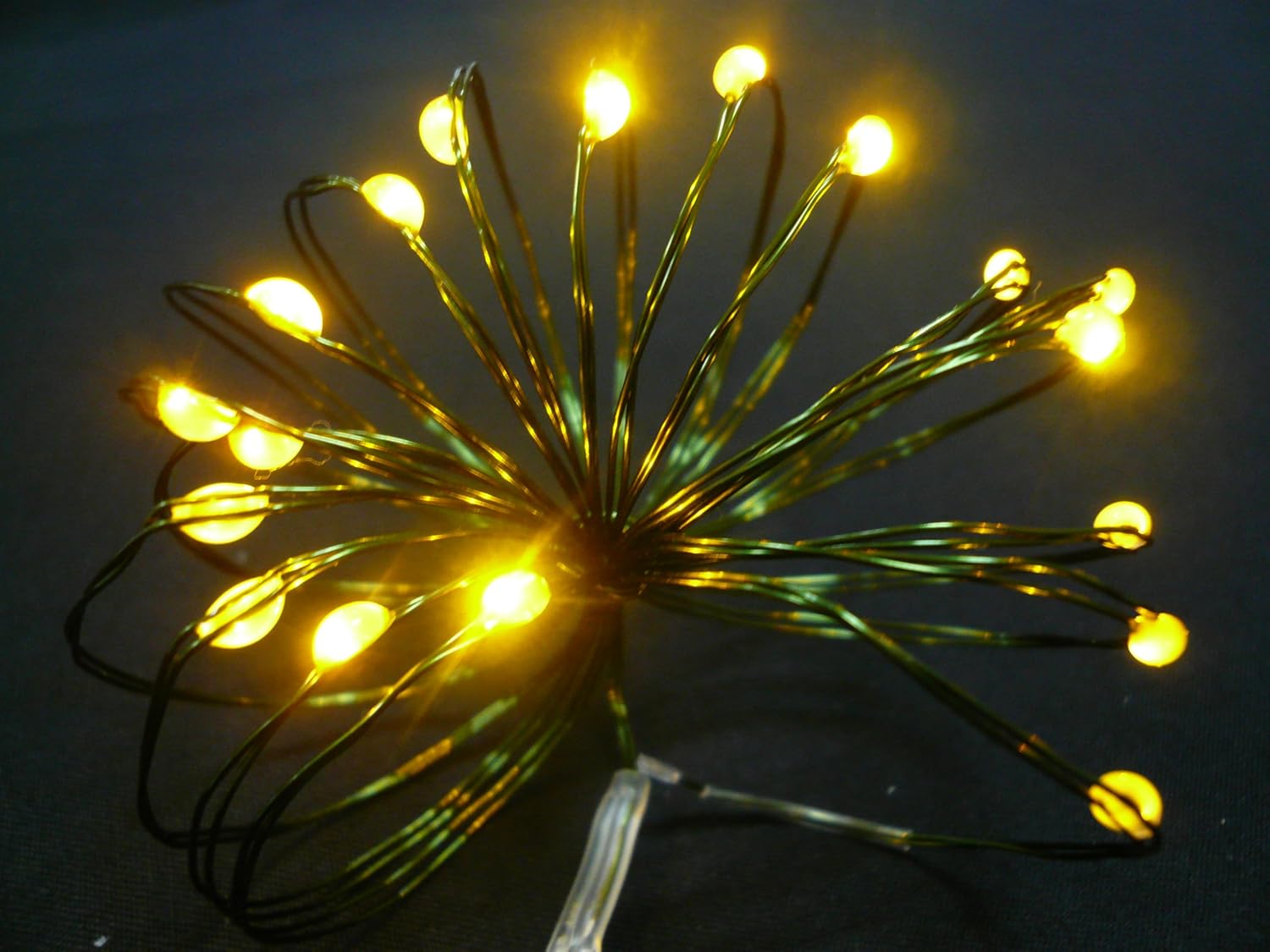 Starlite Creations Battery Operated LED Ultra Slim Wire, 9 ft, 36 LEDs ...