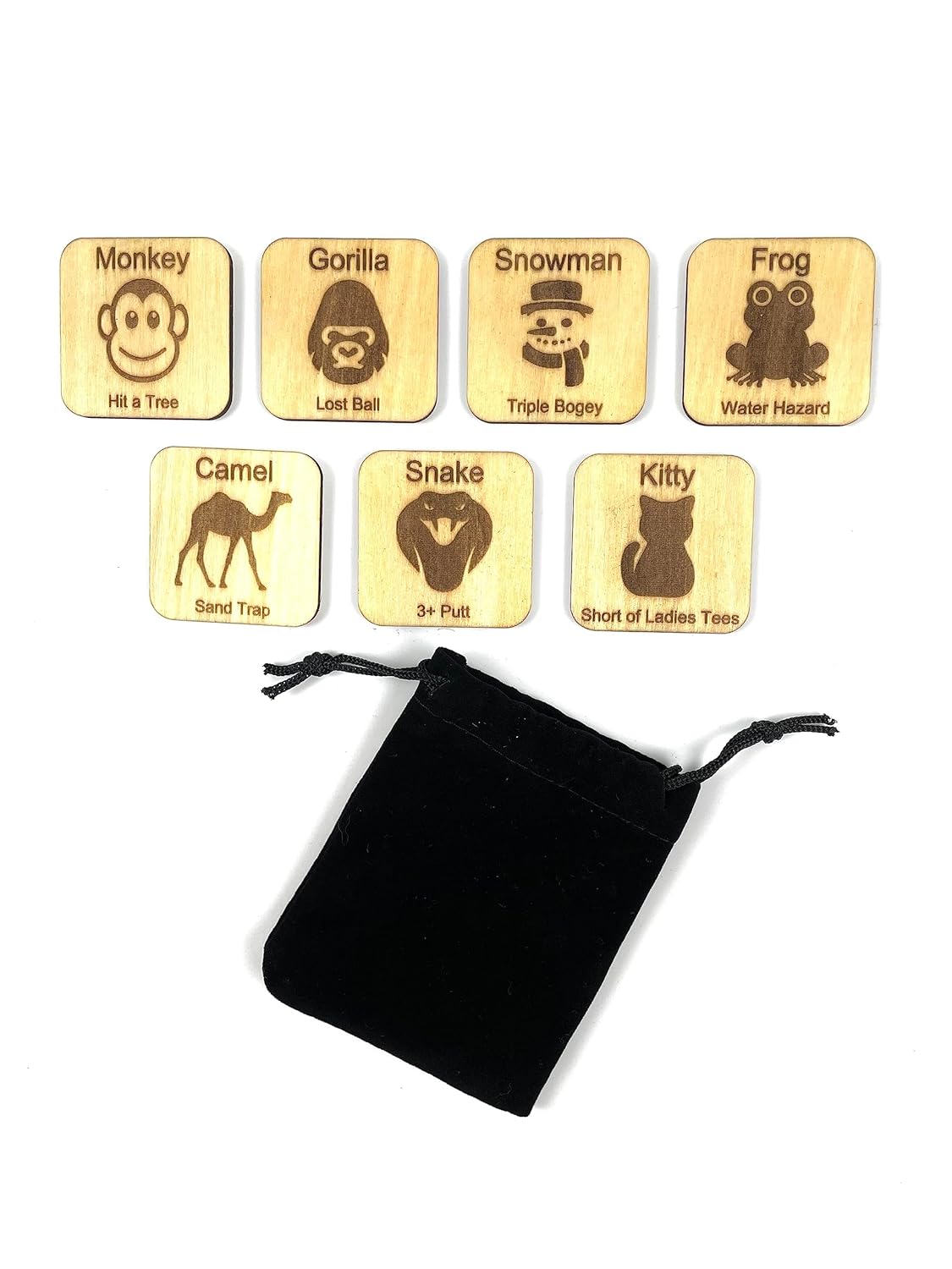 Amazon.com: Adult Animal Golf Game – Fun and Durable Wood Chips ...