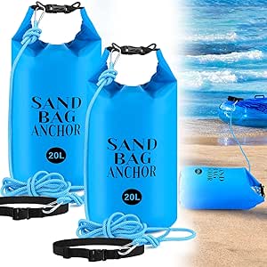 Amazon.com: ShinyRelief 2 Set Pool Floats Anchors, 20L Waterproof Water ...
