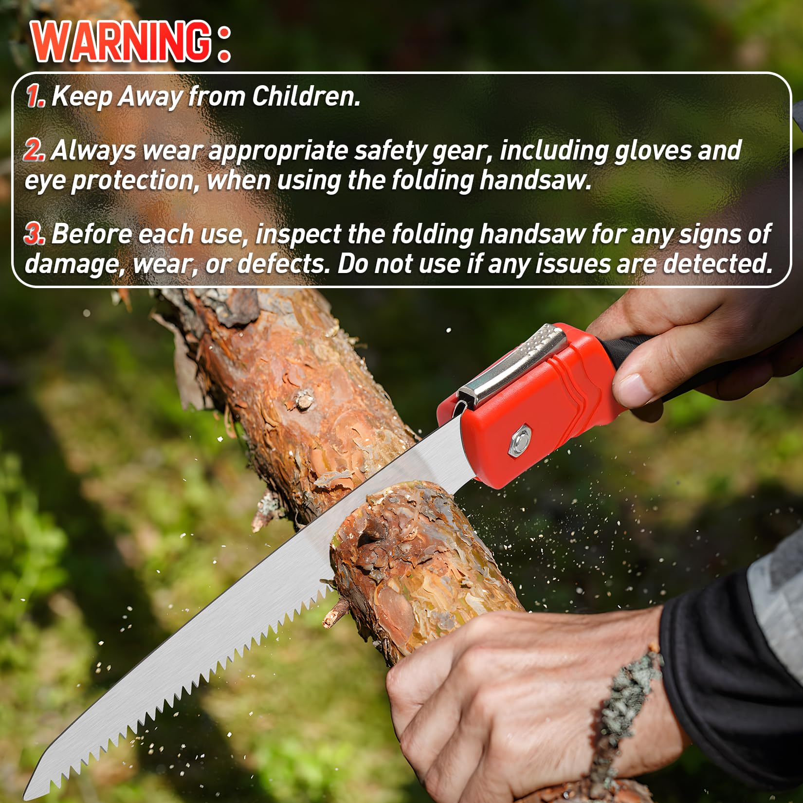 Snapklik.com : DIYSELF 1 Pack Folding Saw, 7-inch Hand Saw For Wood ...
