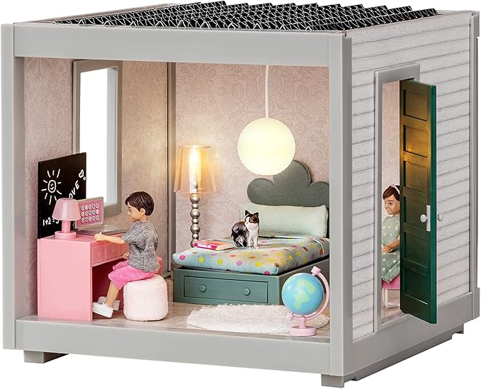 LUNDBY ROOM — Doll House Room Module 22 cm wide — Stackable Extension ...