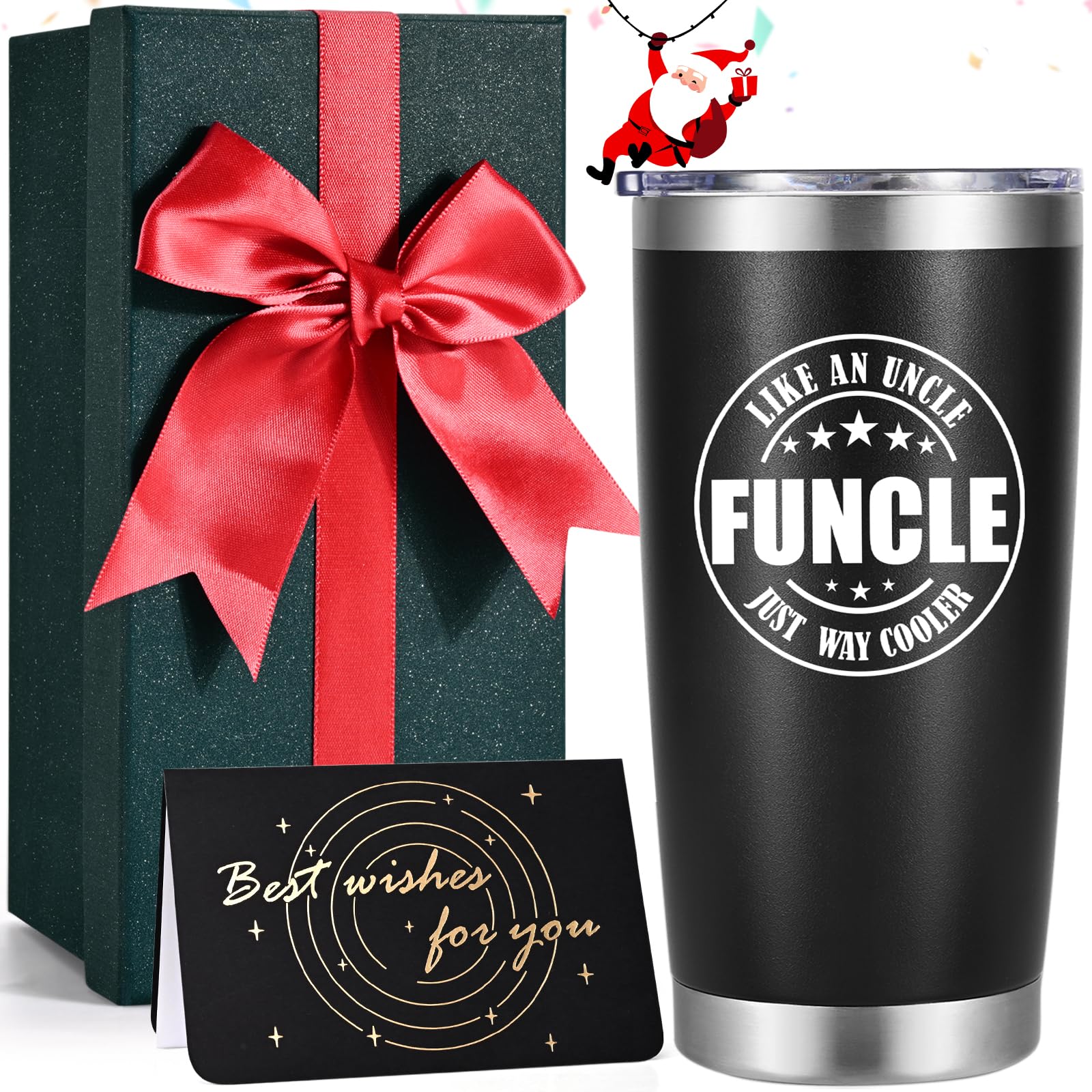 Amazon.com | LiqCool Uncle Gifts, Gifts for Uncle from Niece Nephew, 20 ...