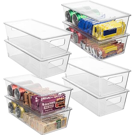 Amazon.com: ClearSpace Plastic Storage Bins – Perfect Kitchen ...
