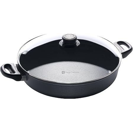 Amazon.com: Swiss Diamond 12.5" (4.5 Qt) Sauteuse HD Nonstick Diamond ...
