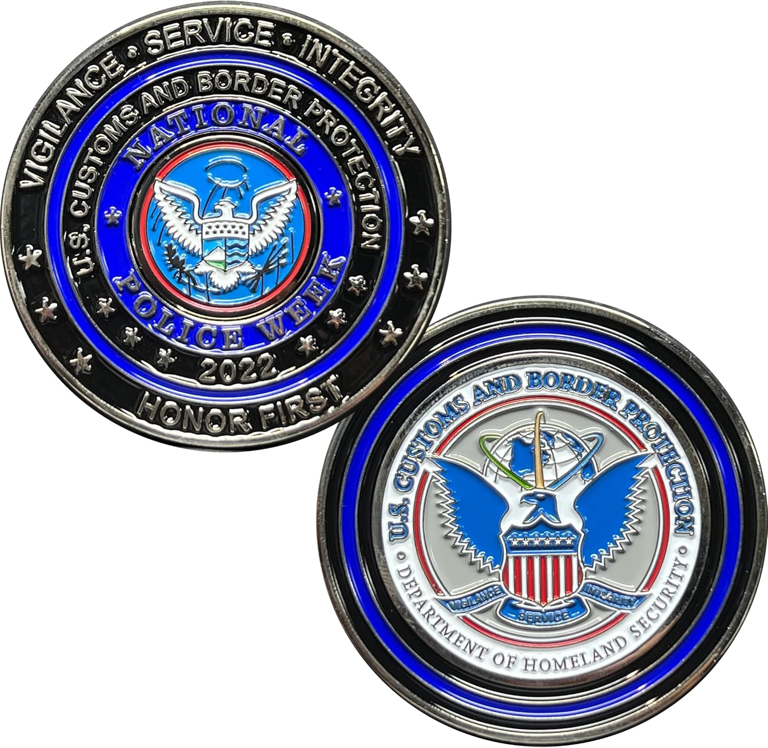 EL9-001B CBP Officer Field Ops Commemorative America's Front Line ...