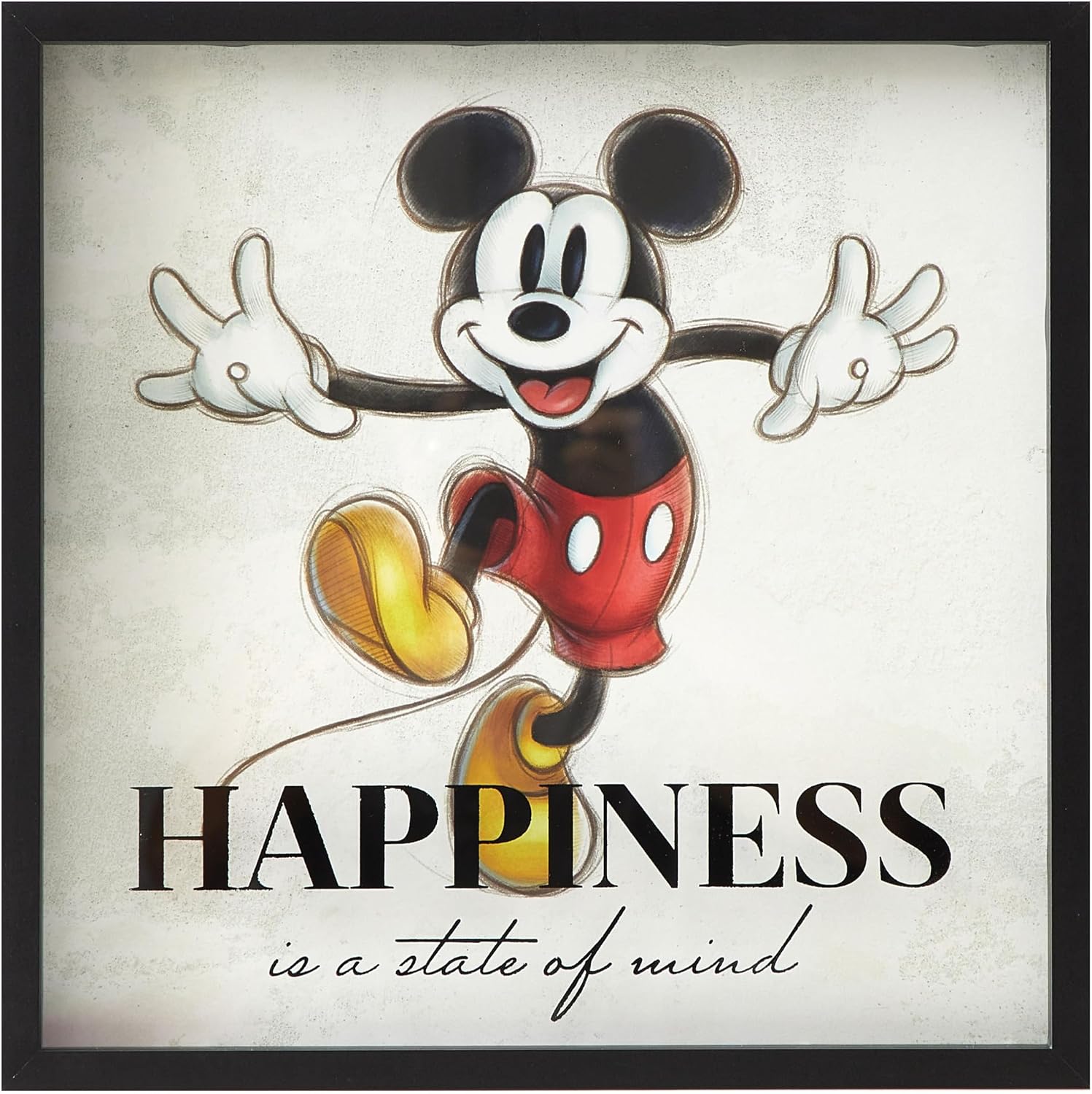 Amazon.com: Idea Nuova Disney Mickey Mouse Childrens Dual Layer Wall ...
