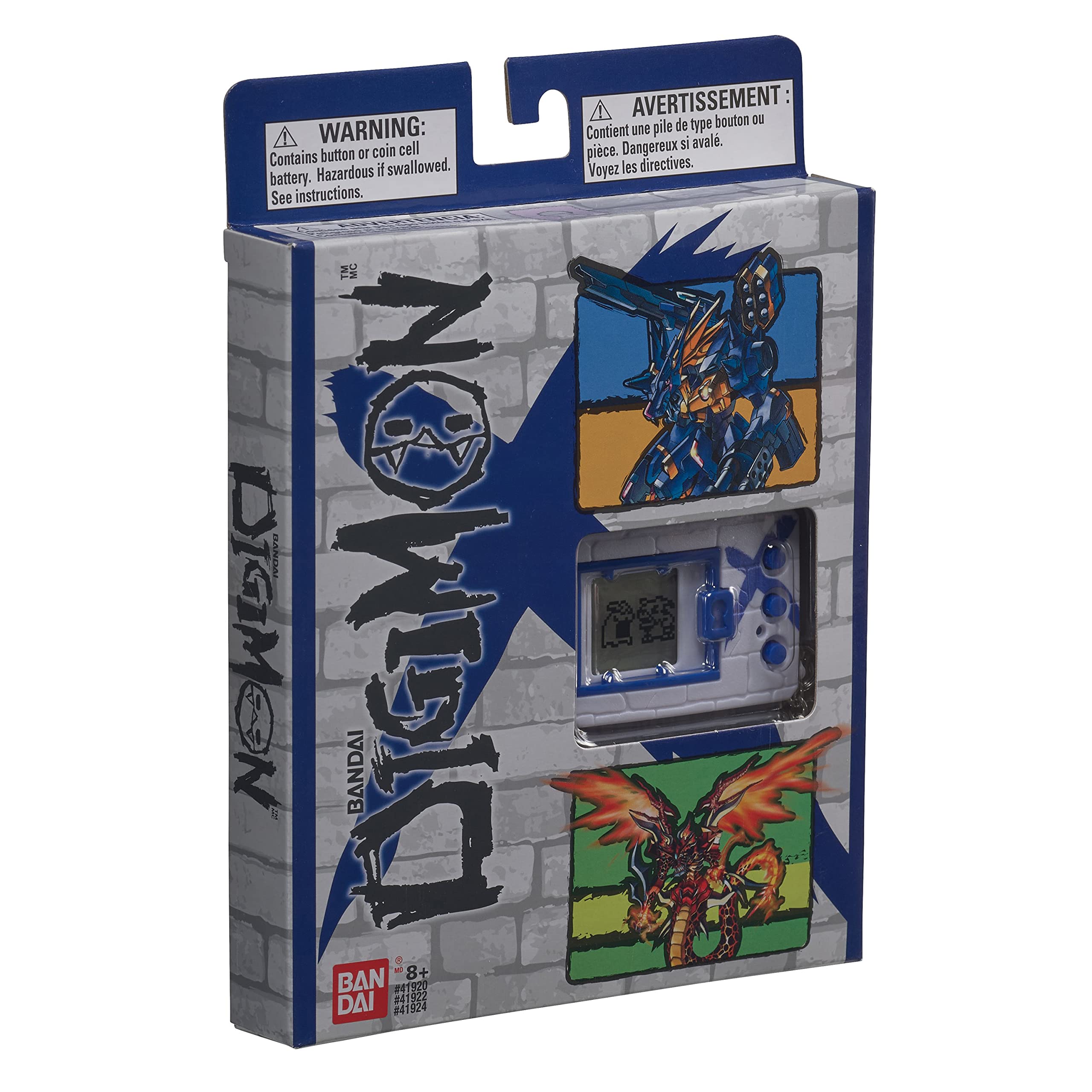 Digimon 41922NP Bandai DigimonX (White & Blue) -Virtual Monster Pet by ...