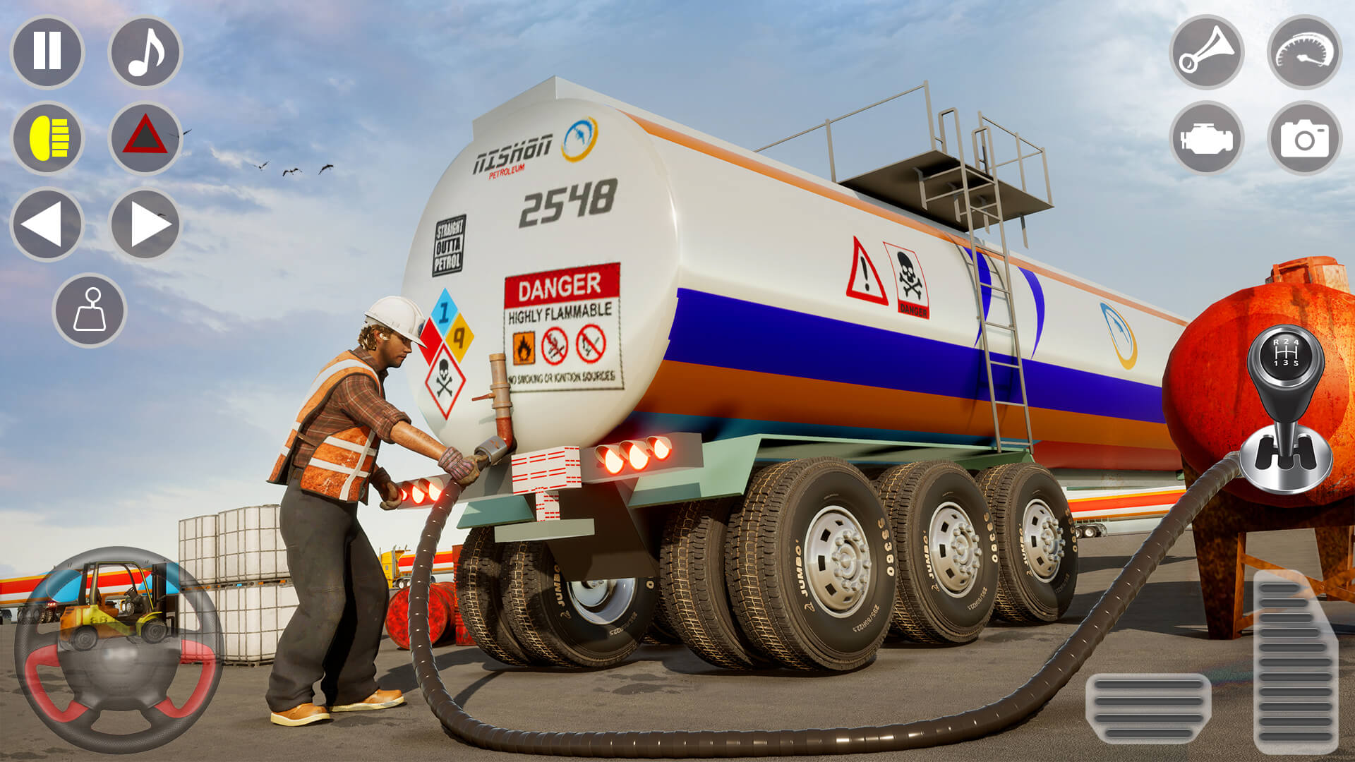 Oil Tanker Truck Driving Simulator 3D - Real Fuel Transporter Truck ...