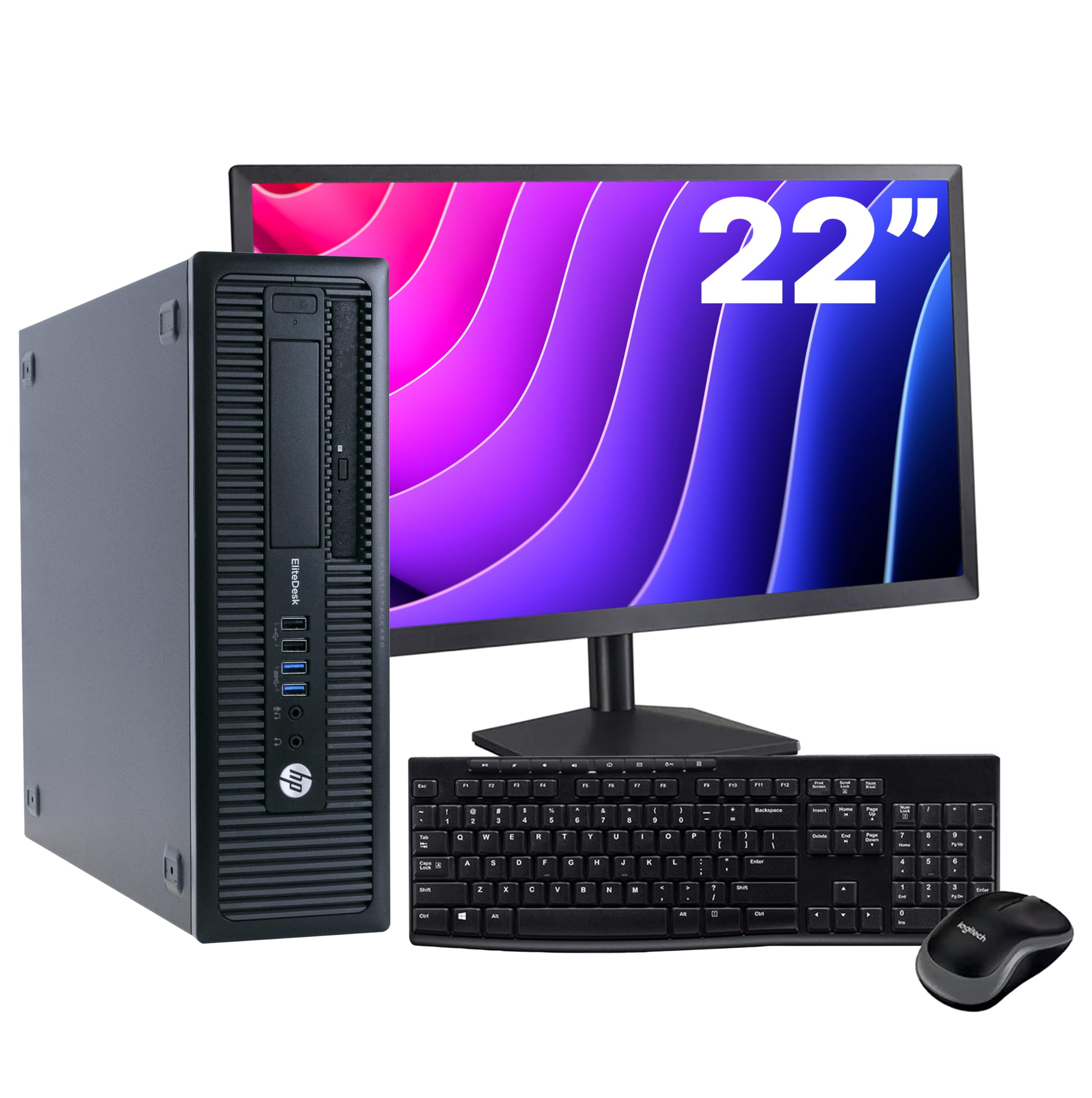 Amazon.com: HP EliteDesk 800 G1 SFF Desktop Computer Package - Intel ...