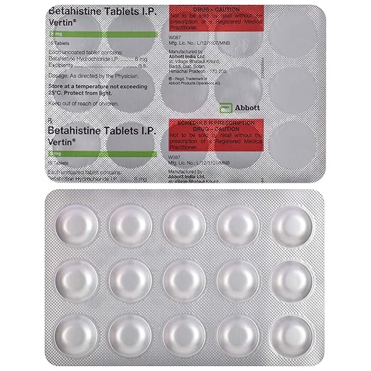 Vertin 8 - Strip of 15 Tablets : Amazon.in: Health & Personal Care