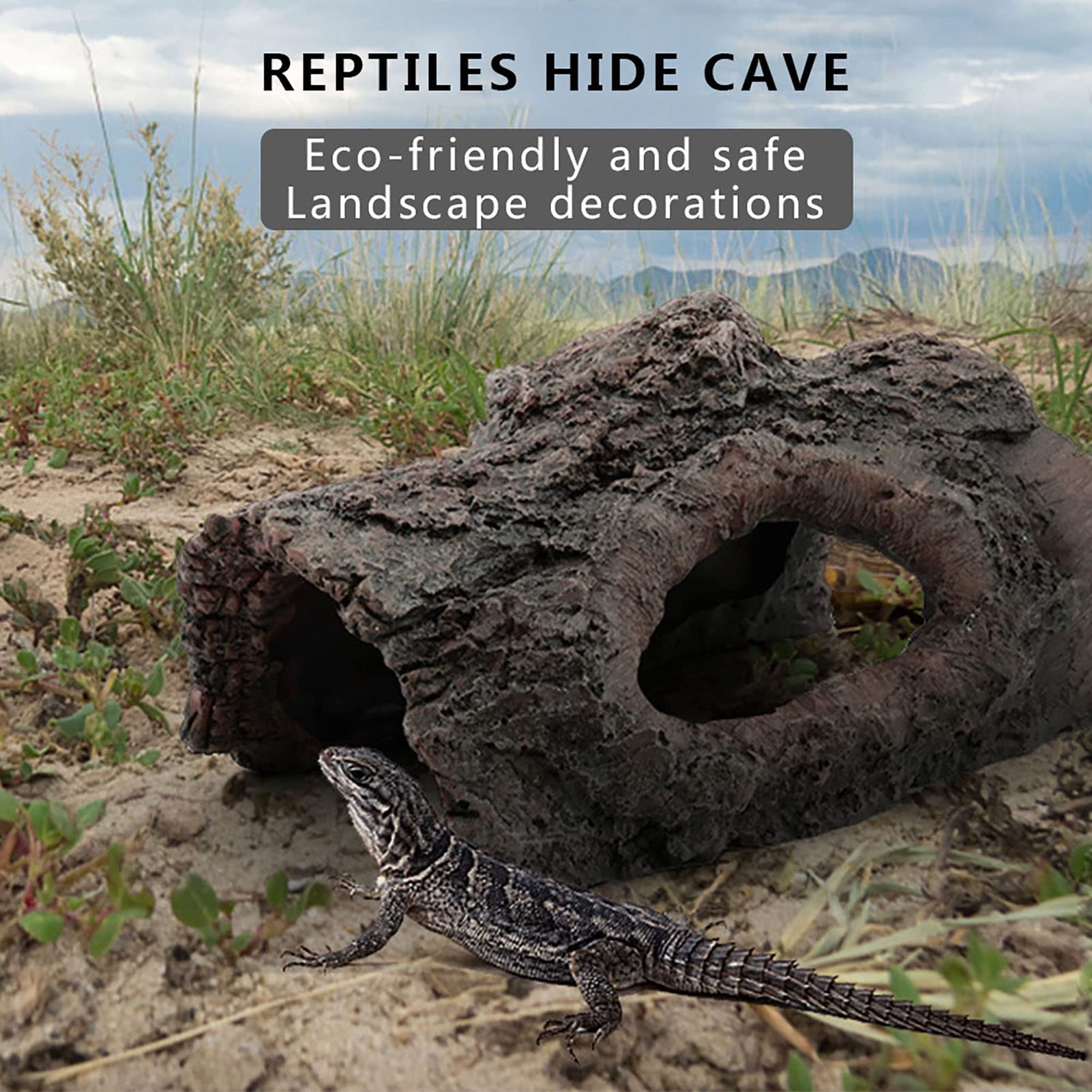 Realistic Fake Tree Bark Hide for Reptiles, Spiders, Scorpions, and ...