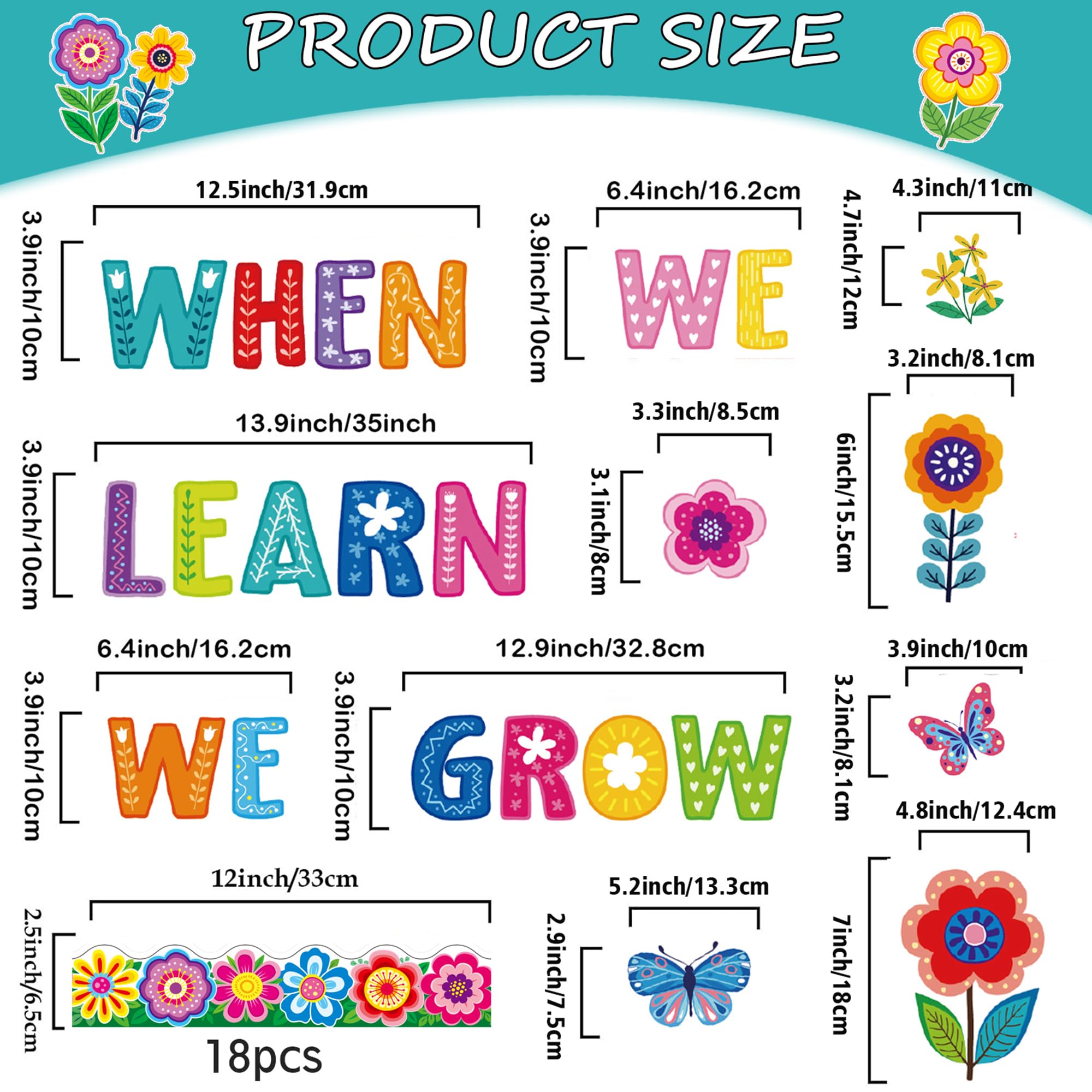 Snapklik.com : 58 Spring Bulletin Board - Flower Butterfly Plant ...