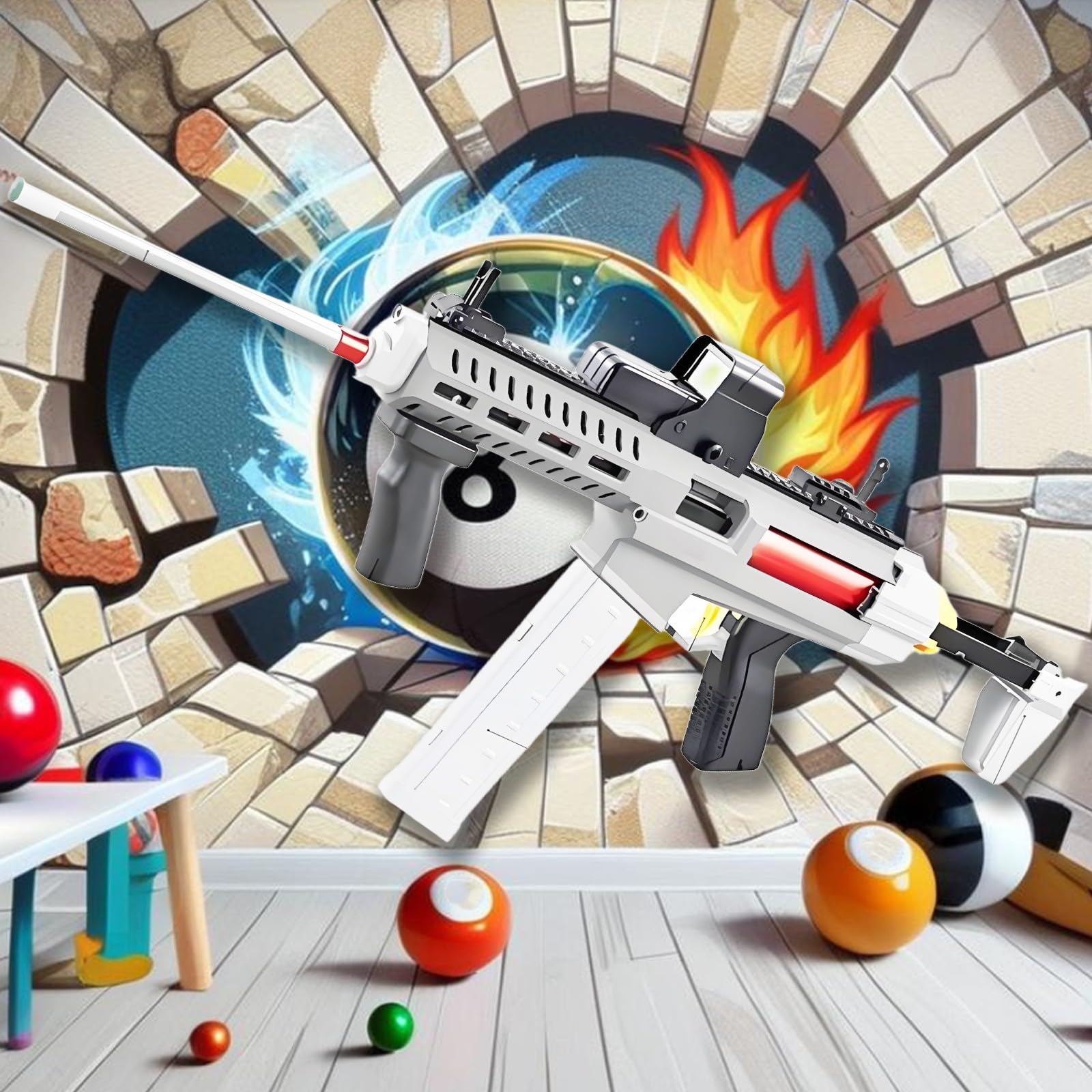 Amazon.com : Pool Stick Gun Rifle, Bolt Action Pool Stick Effortless ...