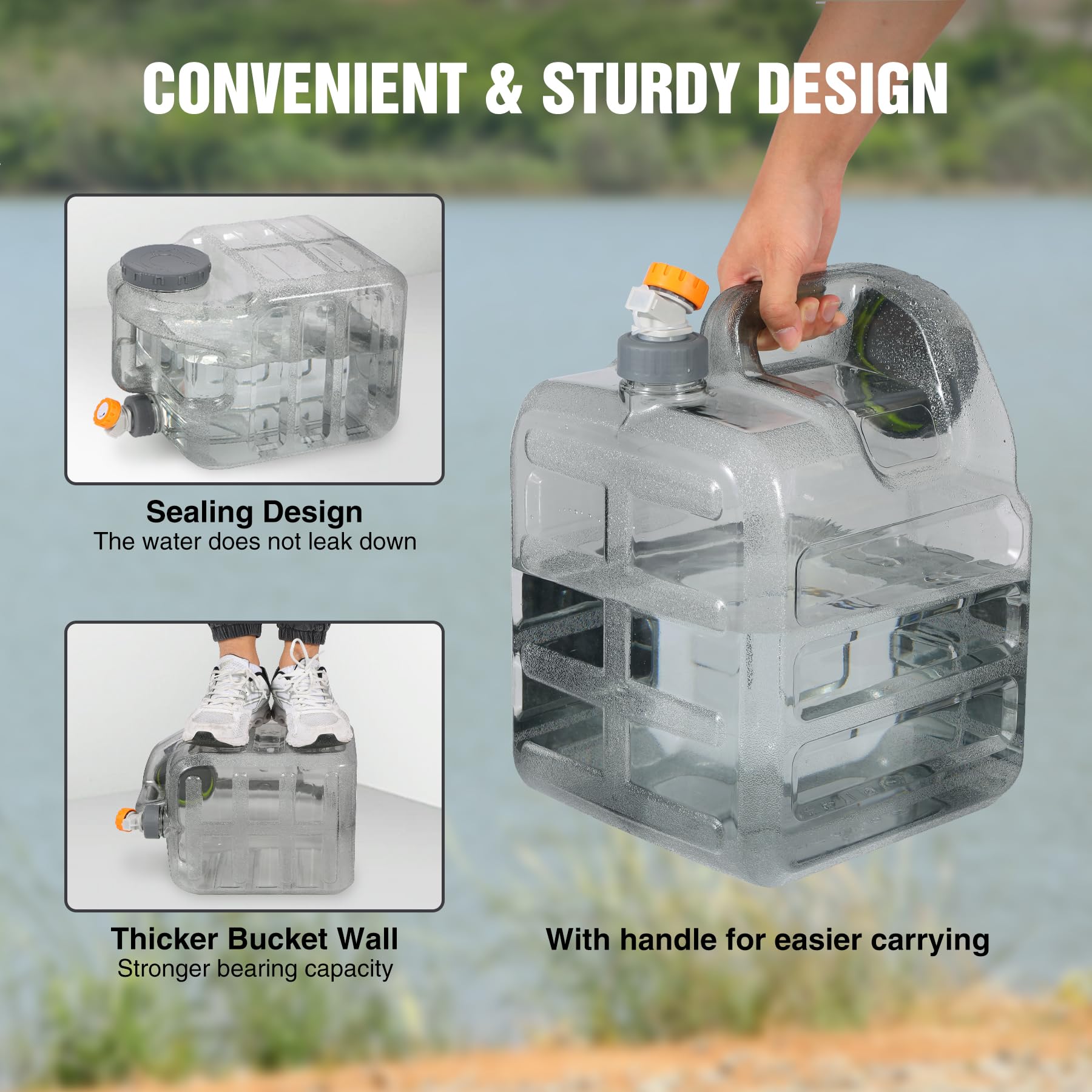 Coleman Camping Ice Water Jug Coolers Lallisa 2 Pcs Portable Water ...