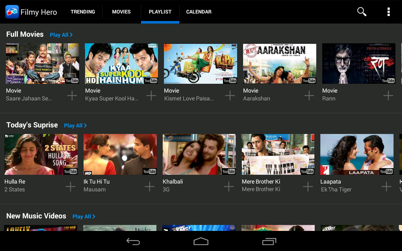 Bollywood Songs & Hindi Movies - App on Amazon Appstore