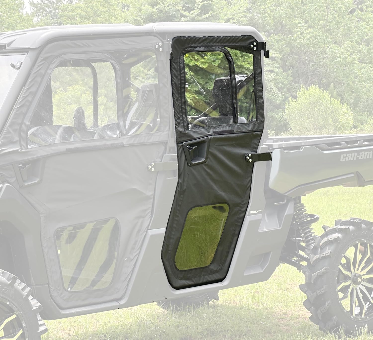 SEIZMIK UTV Framed Rear Door Kit Compatible with Can Am Defender MAX ...