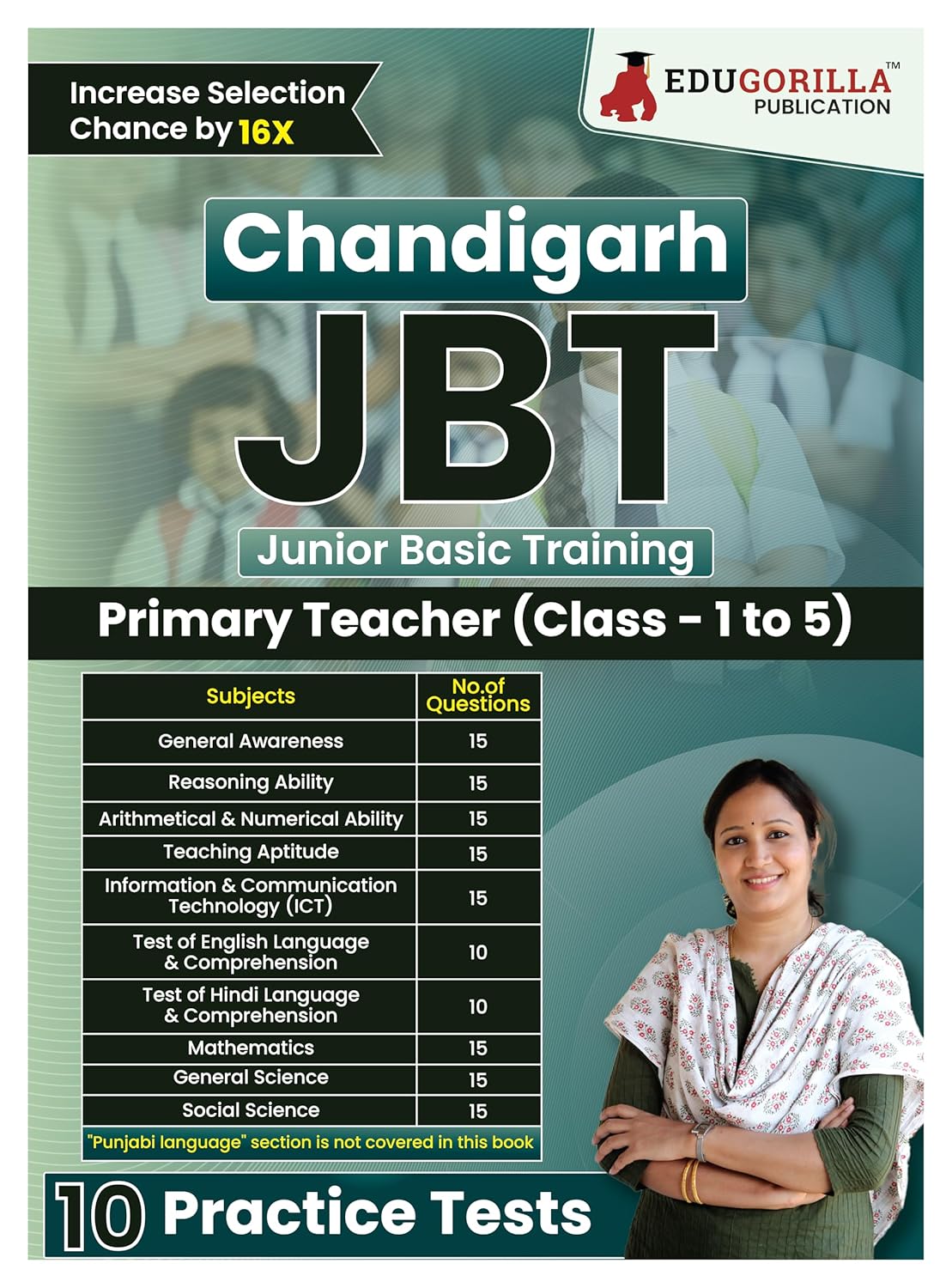 Chandigarh JBT (Primary Teacher) Exam Book 2024 (English Edition) : Junior Basic Training (Class ...